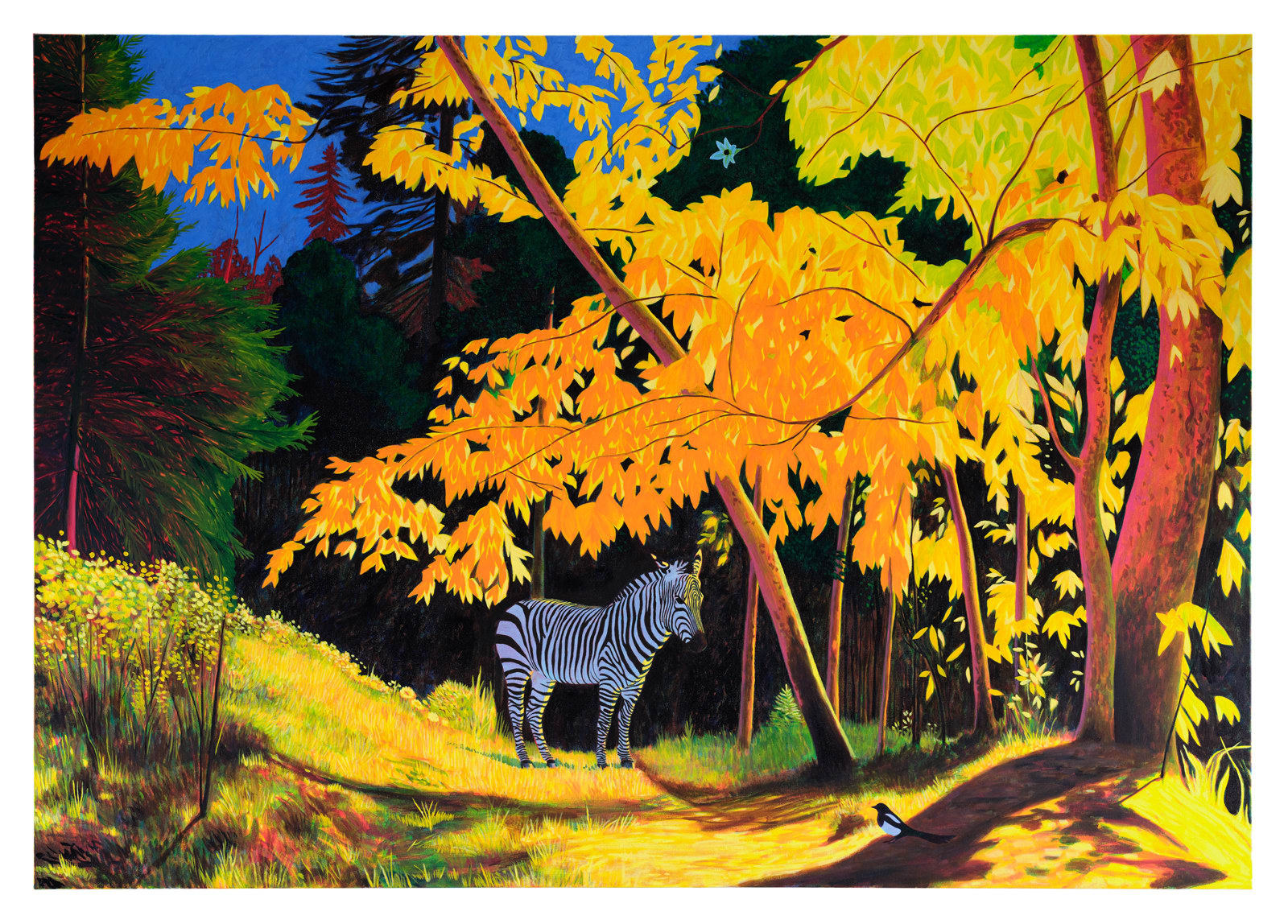 Martin Jacobson, Zebra Meets Magpie, 2022 | Andréhn-Schiptjenko