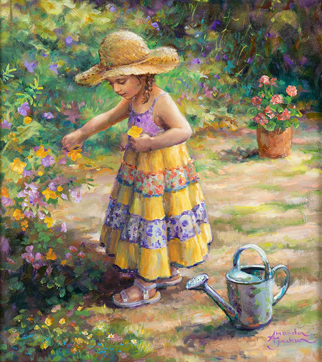 Amanda Jackson, Summer Flowers | Arkley Fine Art