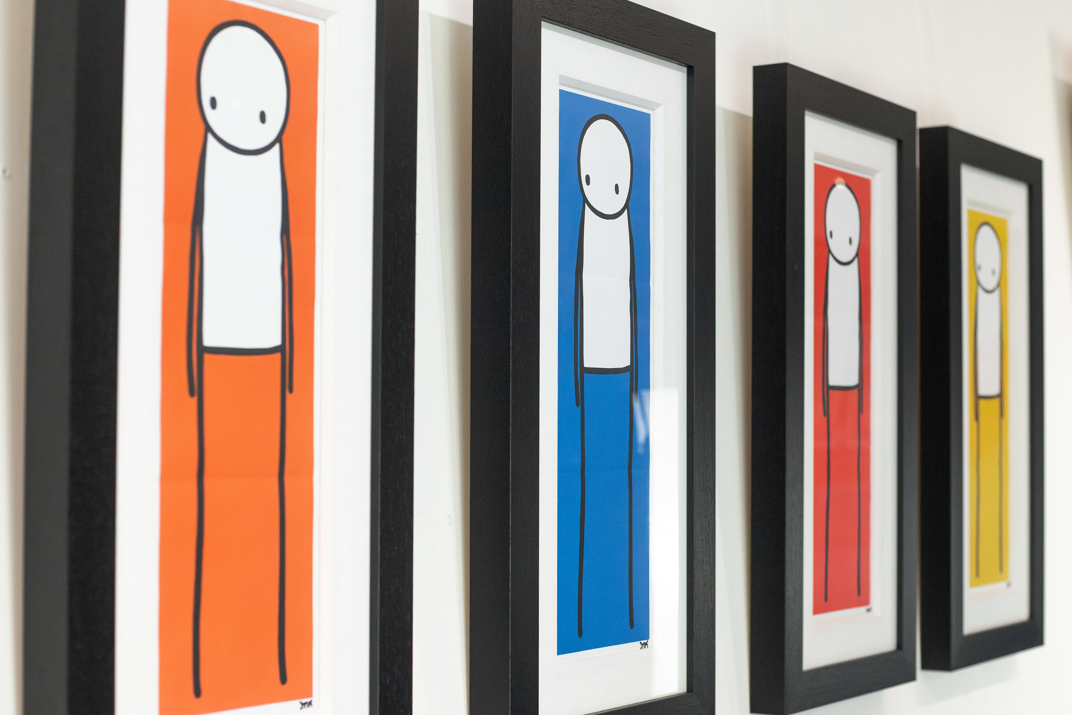 Stik, Stik The Big Issue Signed Full Suite (Red, Blue, Orange, Yellow ...