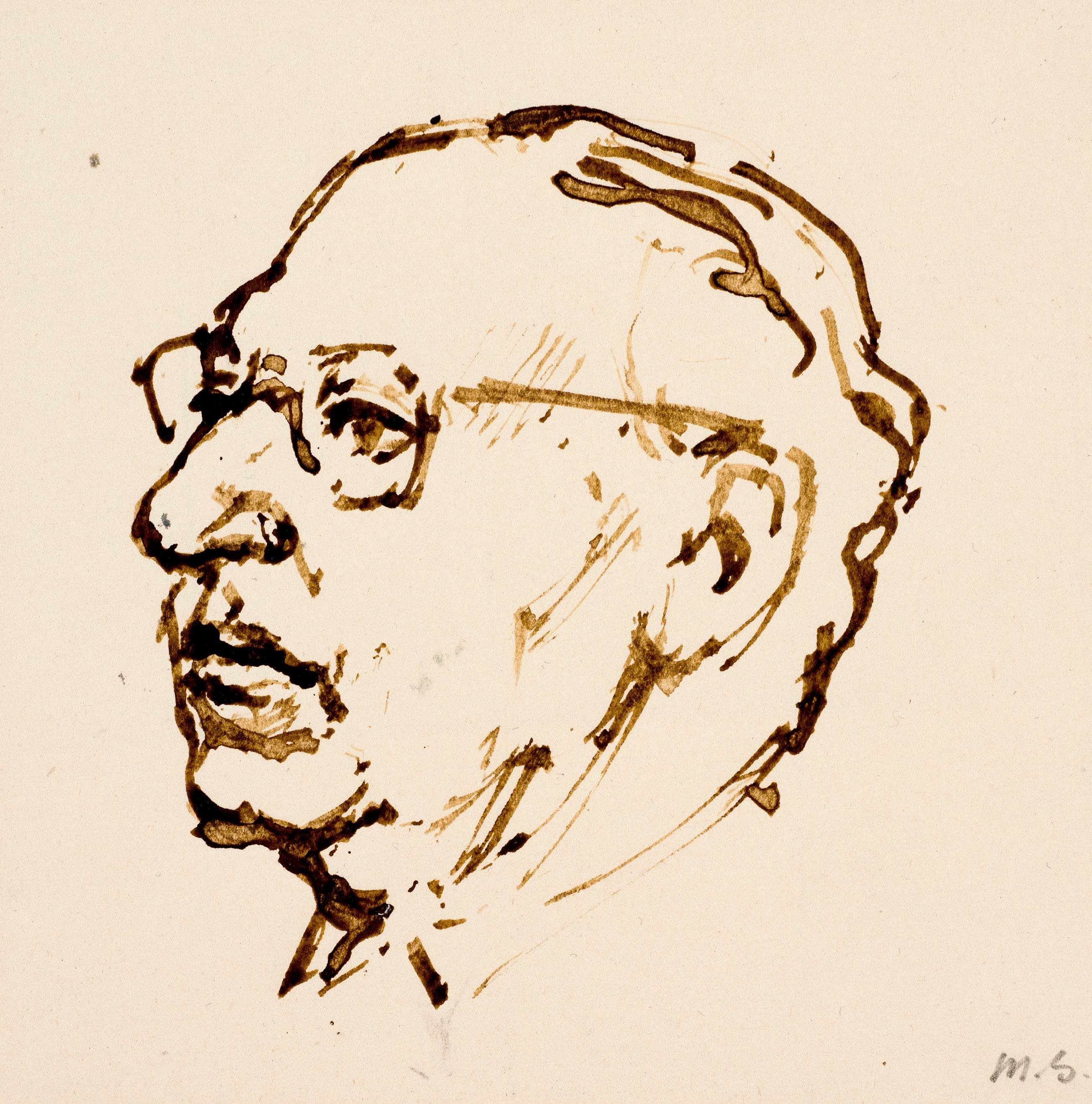 Milein Cosman, Head of Stravinsky, c. 1959 | Ben Uri