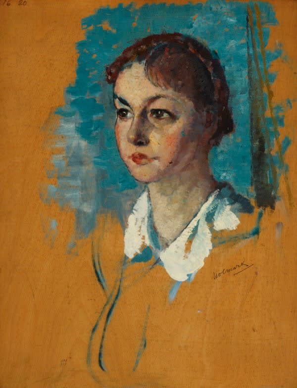 Alfred Wolmark, Portrait Sketch of a Girl | Ben Uri