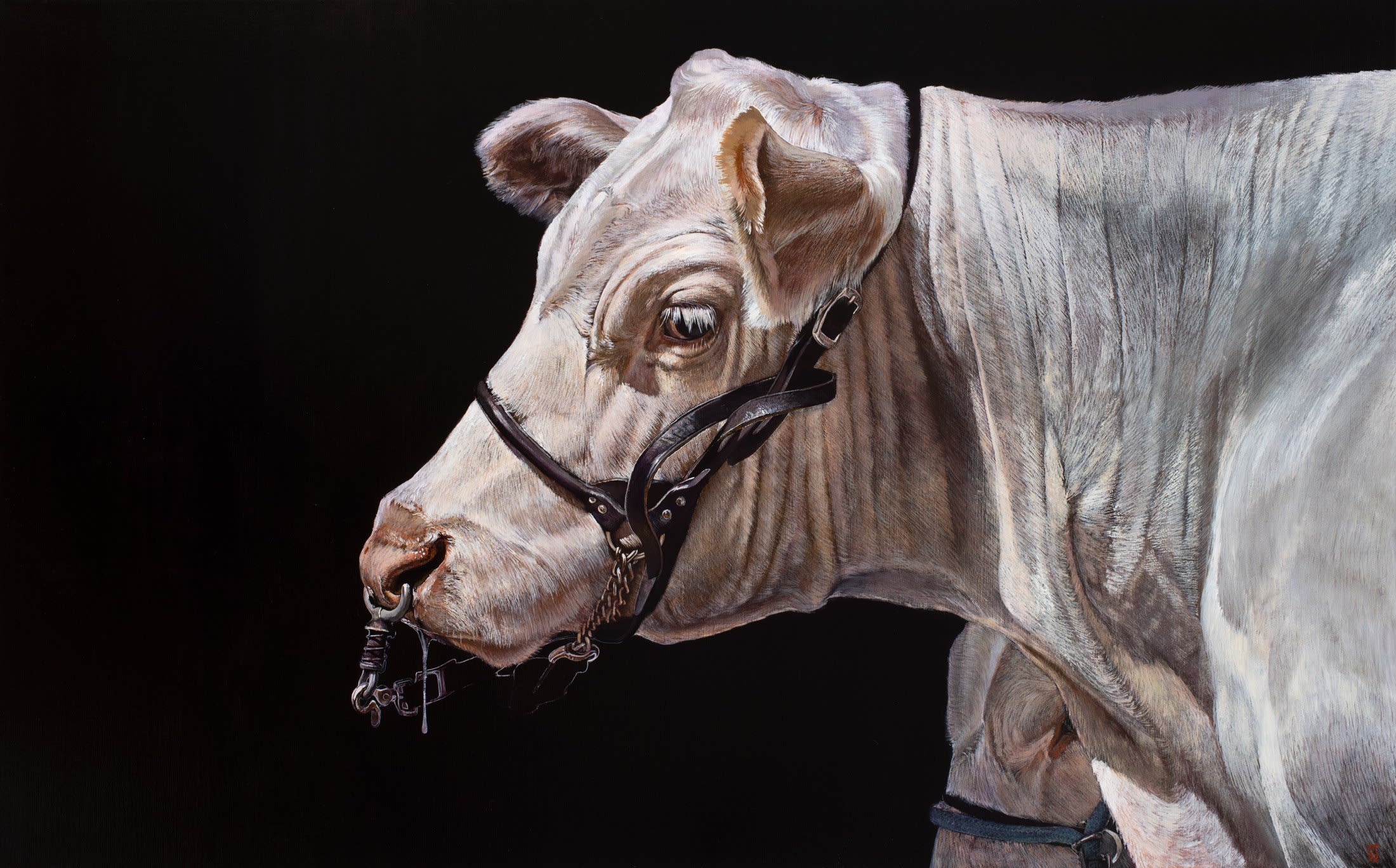 Stephanie Tabram, Cow with Calf, 2022 | Bett Gallery