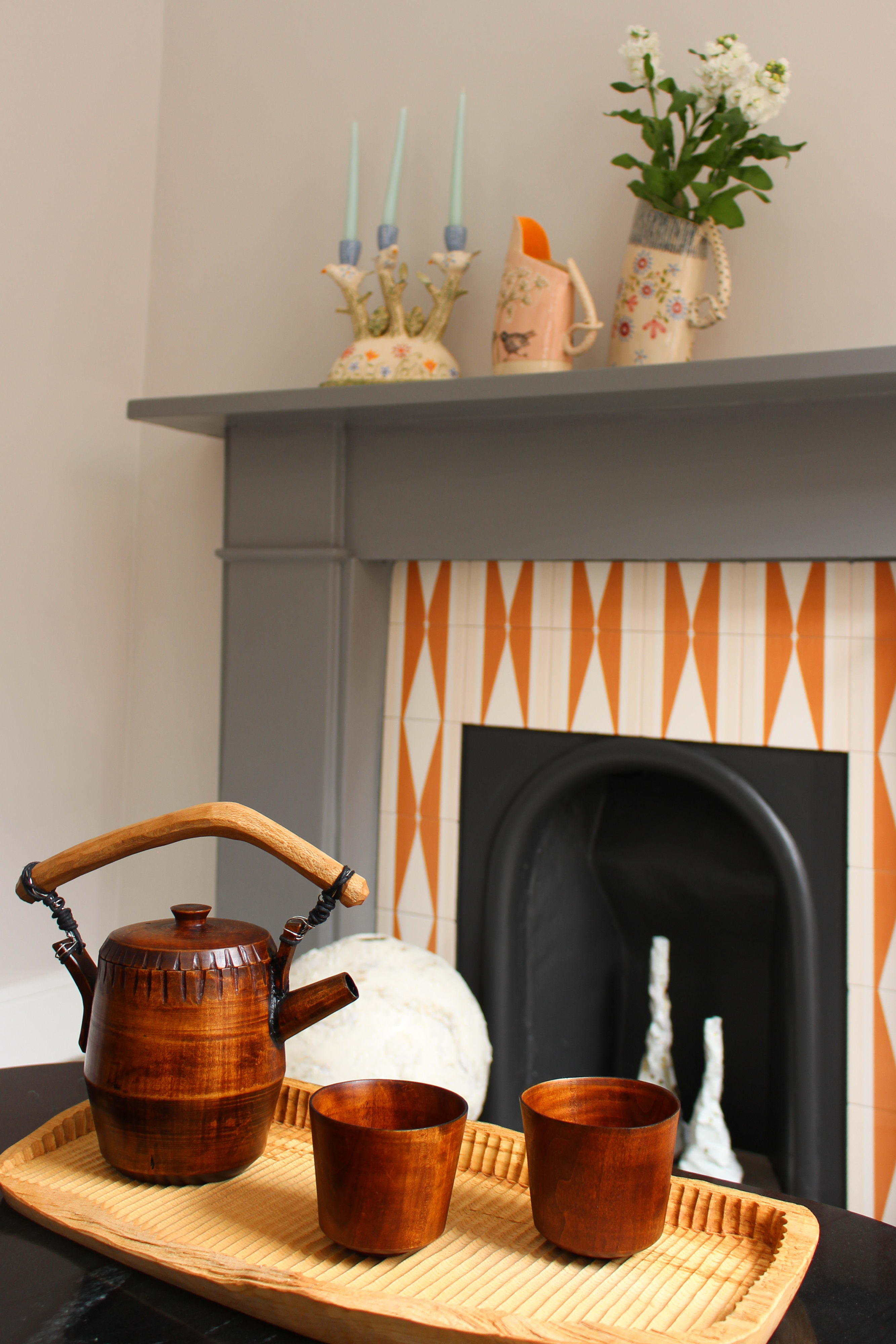 Mathieu Jones, Wooden Tea Set, 2025 | Contemporary Applied Arts