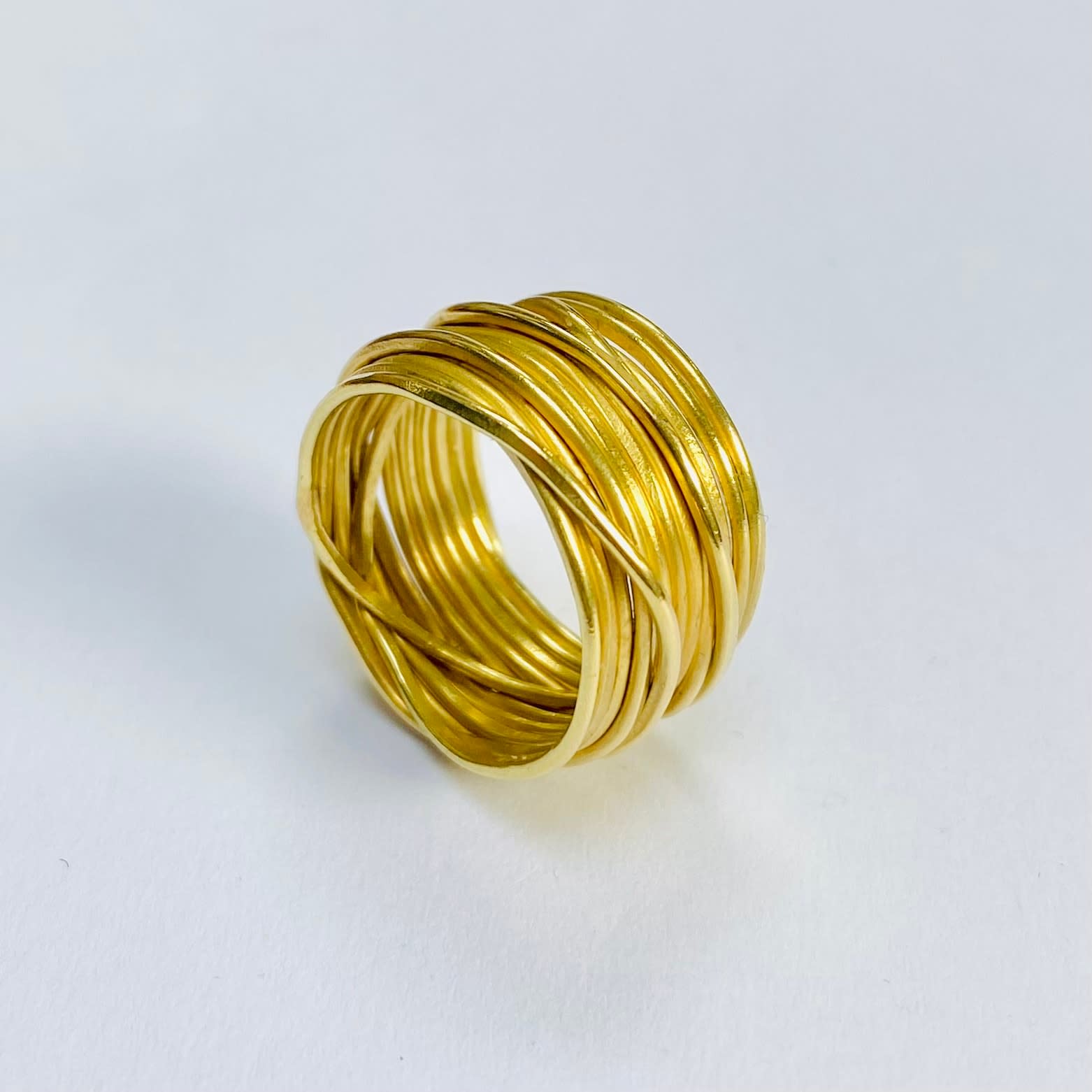 Disa Allsopp, 18k Gold Spaghetti Ring, 2023 | Contemporary Applied Arts