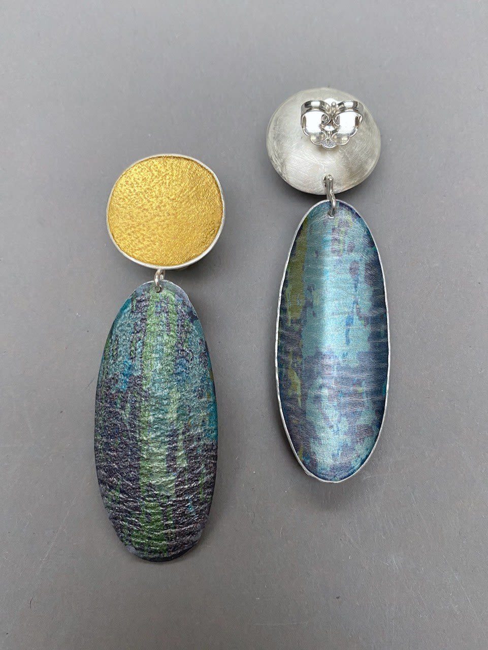 Jane Adam, Double Oval Earrings, 2025 | Contemporary Applied Arts