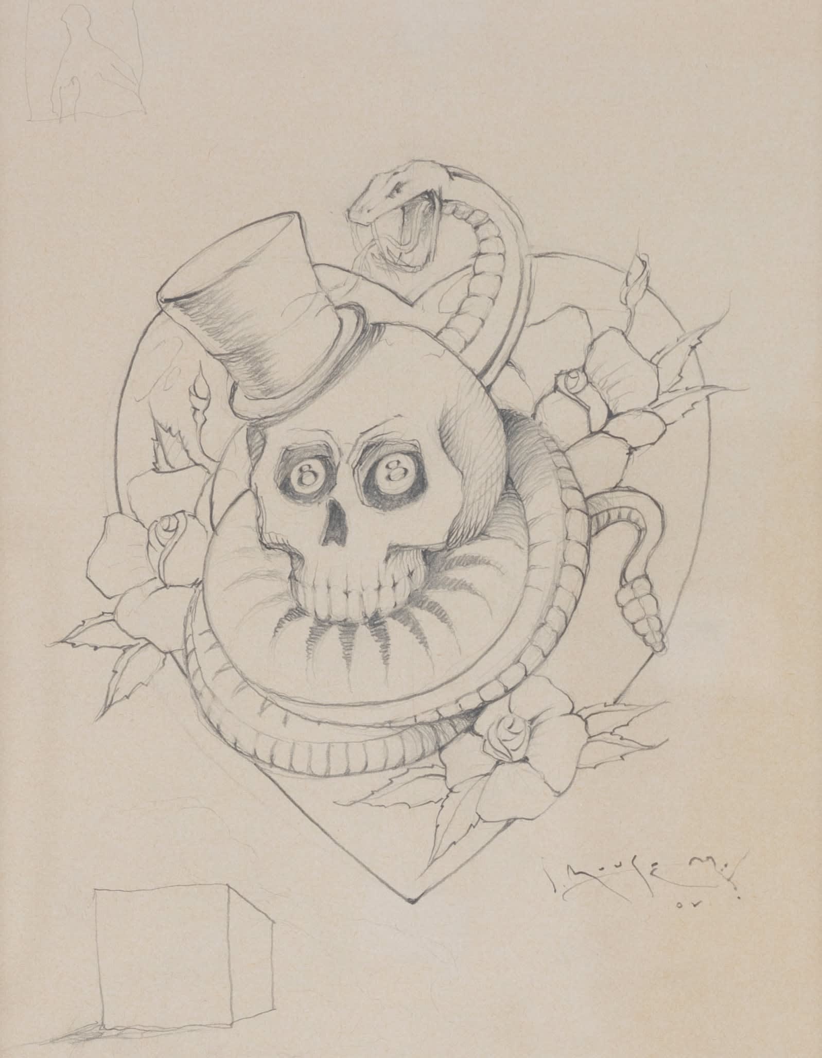 Stanley Mouse, Top Hat with Snake Drawing, 2010 | Casterline|Goodman ...