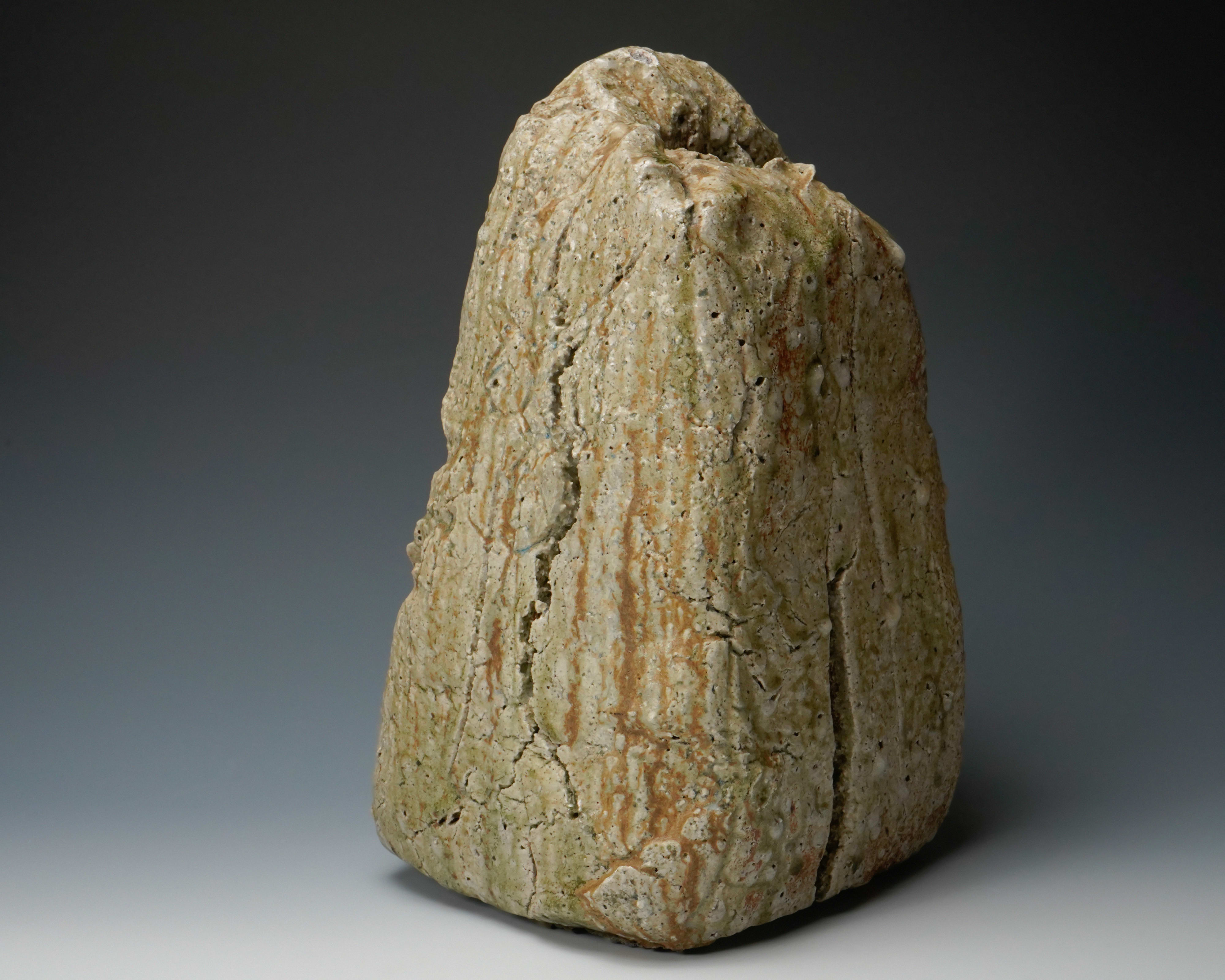 Tsujimura Shiro 辻村史朗, Natural Ash Glazed “Shizen-yu” Flower Vessel ...