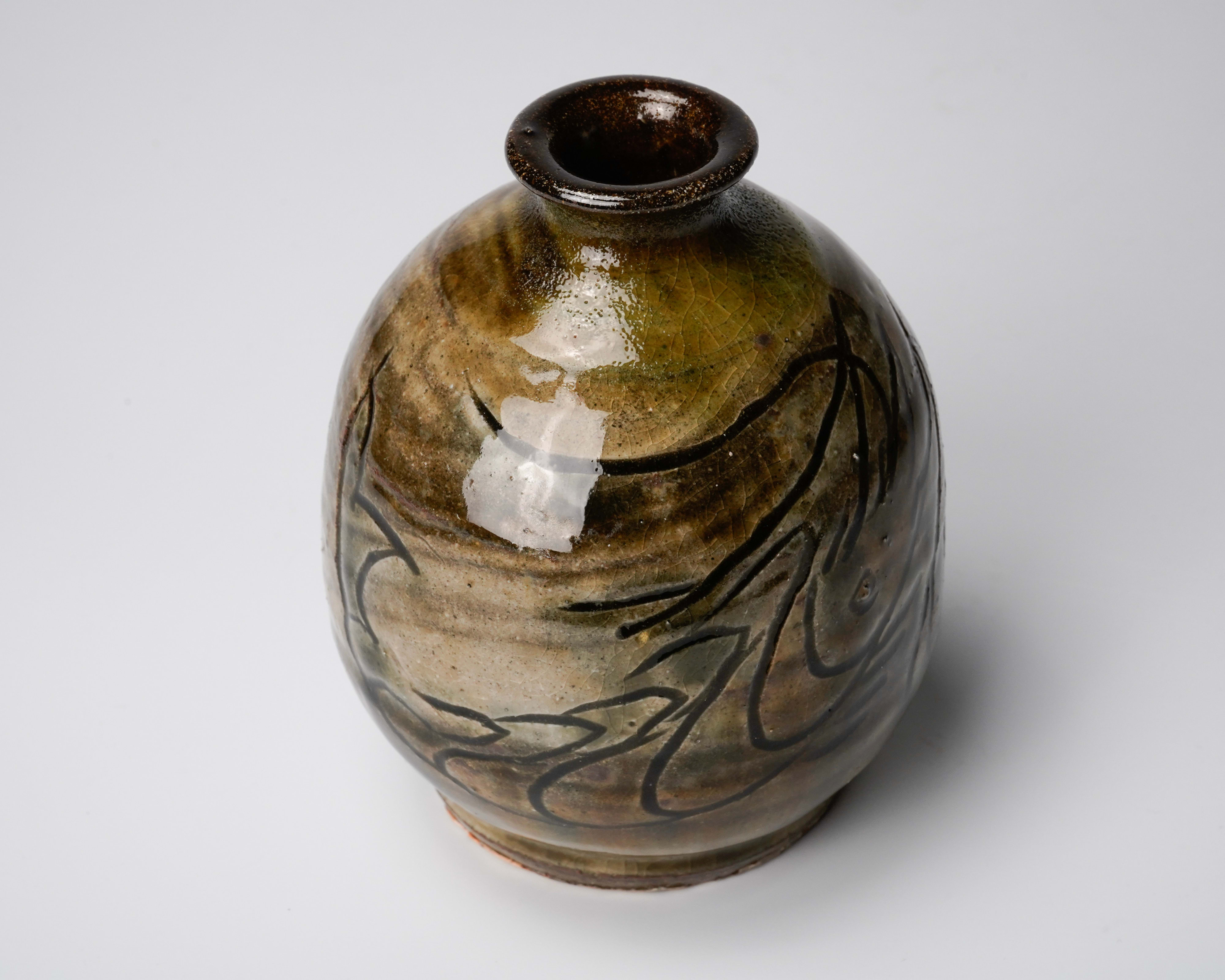 Kinjo Jiro 金城次郎, Small Tokkuri | Dai Ichi Arts | Japanese Modern Art