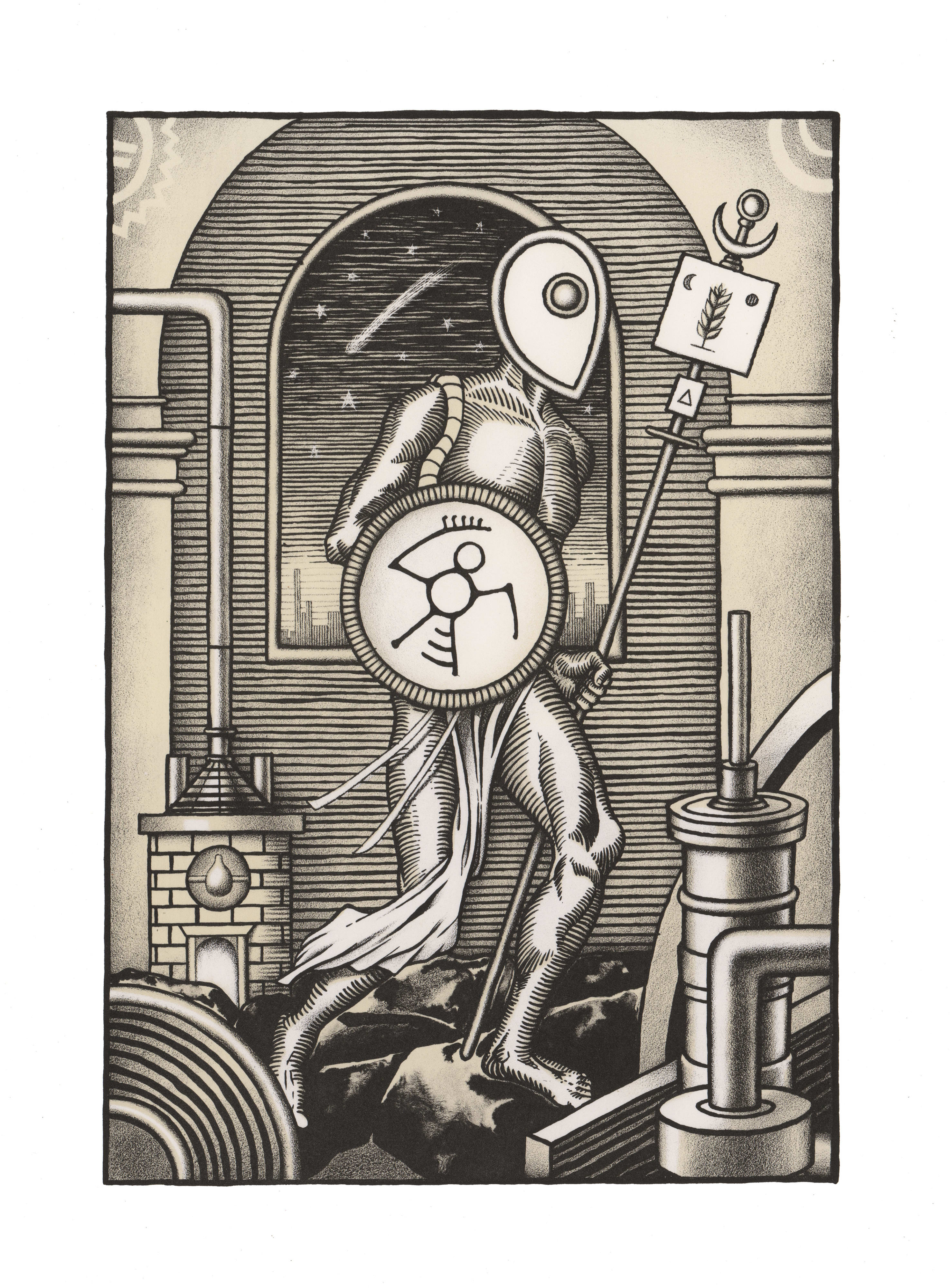 Murray Robertson, Messenger, 1986 | shop.glasgowprintstudio.co.uk