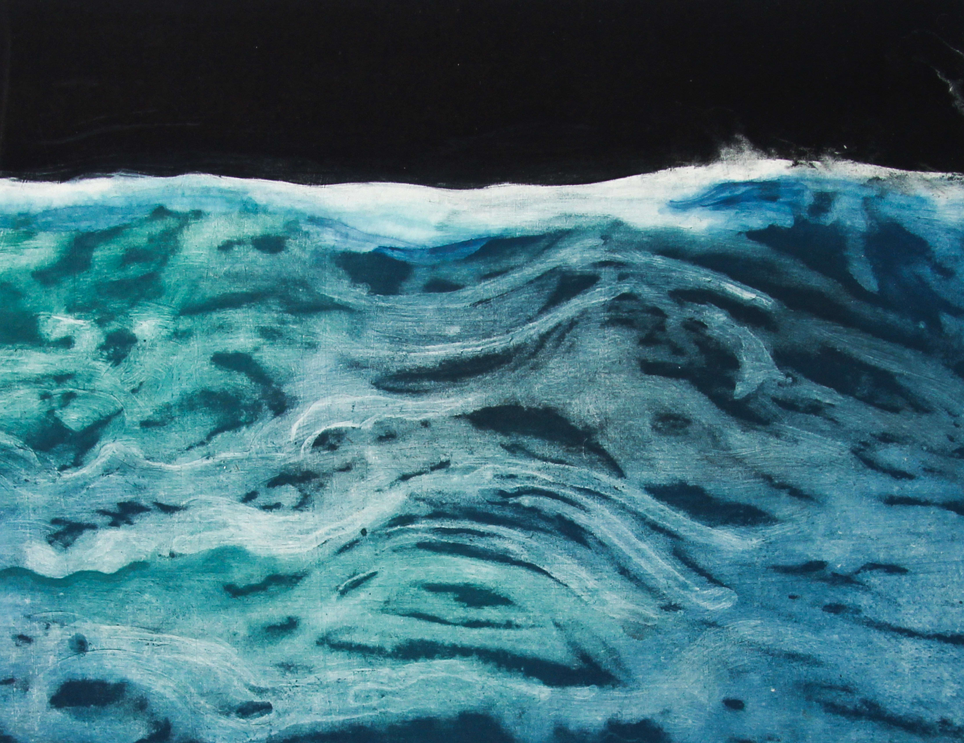 Lin Chau, Night Waves (Black Sky), 2024 | shop.glasgowprintstudio.co.uk