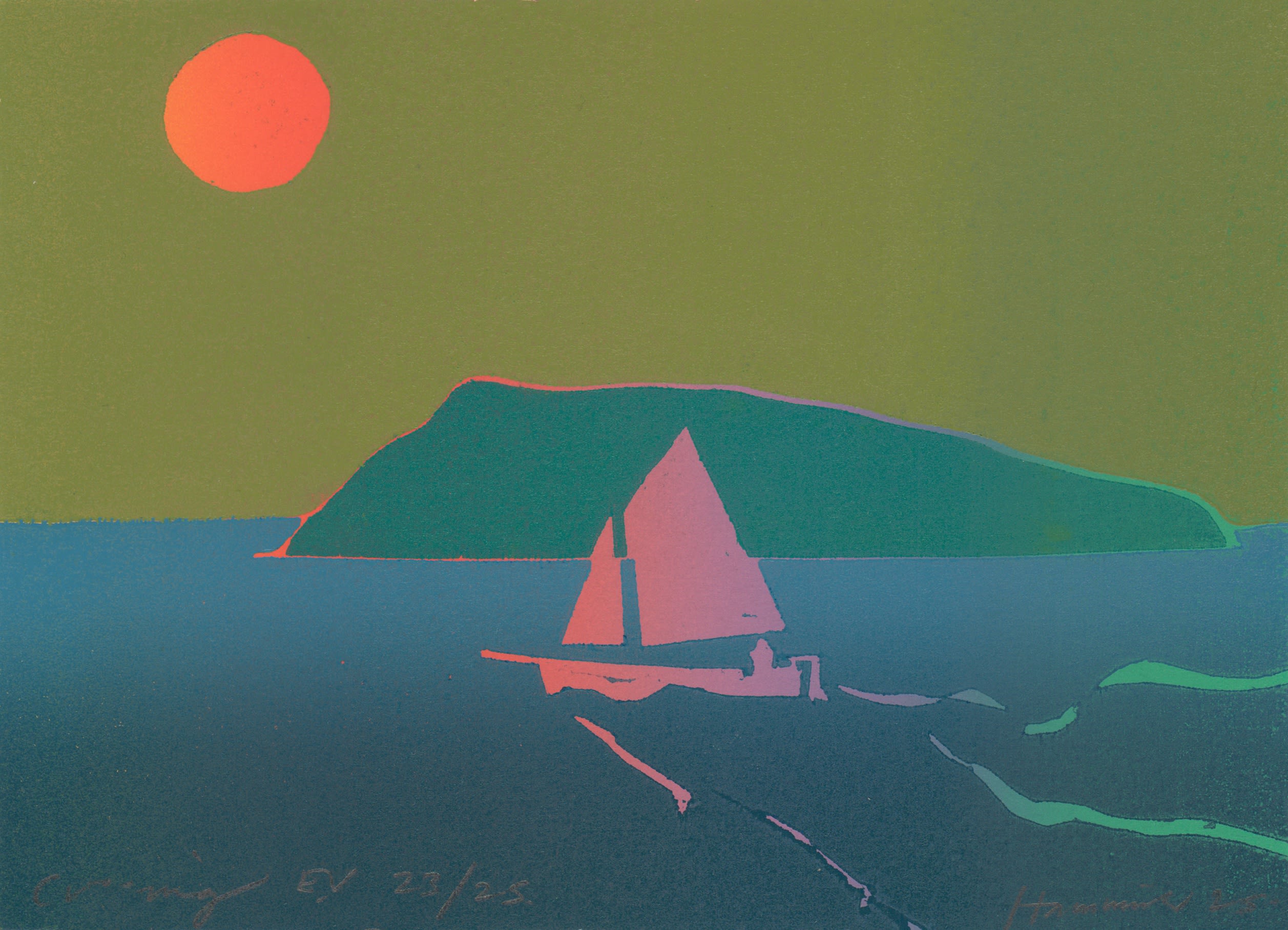 Tom Hammick, Crossing, 2025 | shop.glasgowprintstudio.co.uk