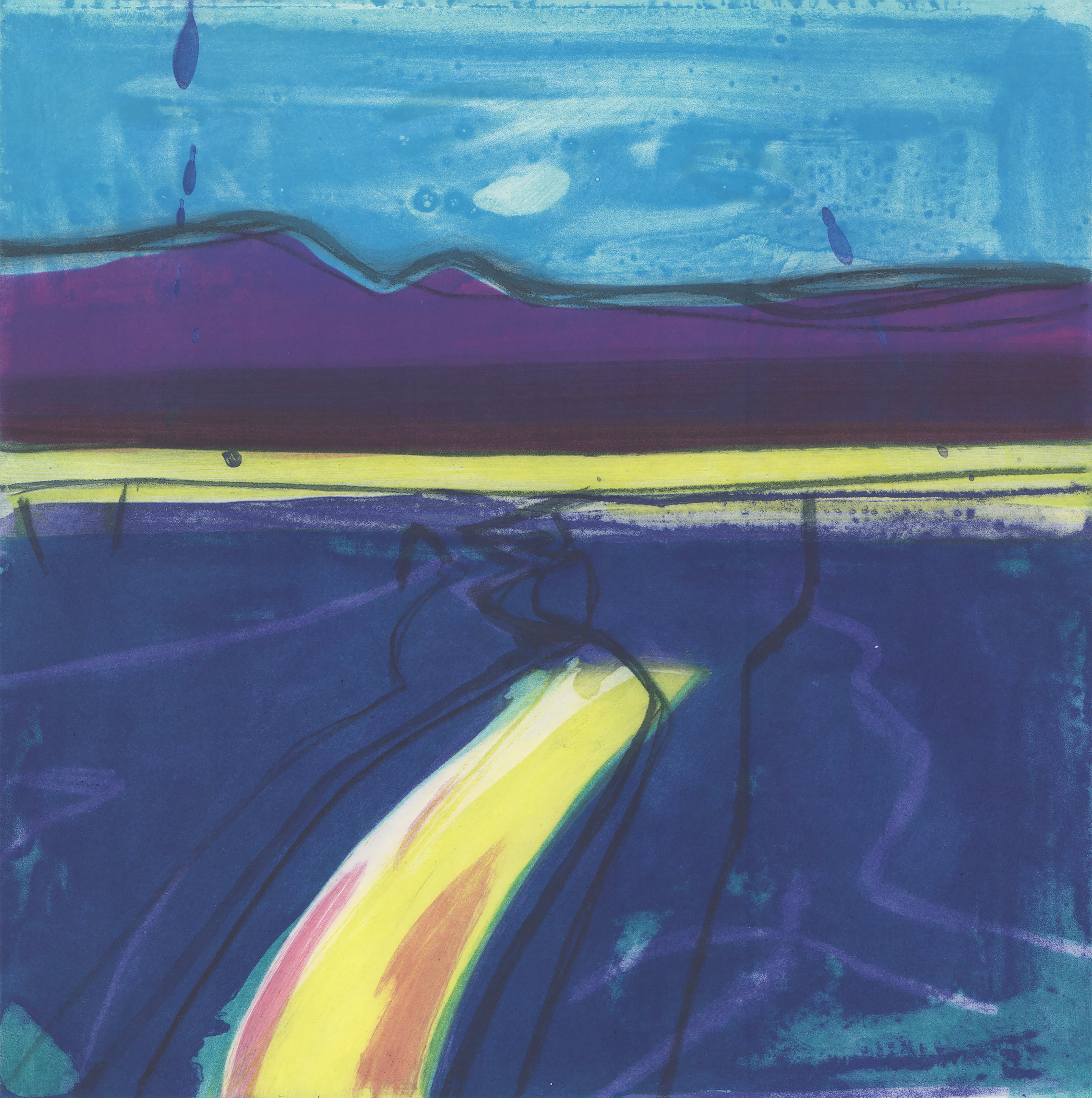 Barbara Rae, Sea Path, 2022 | shop.glasgowprintstudio.co.uk