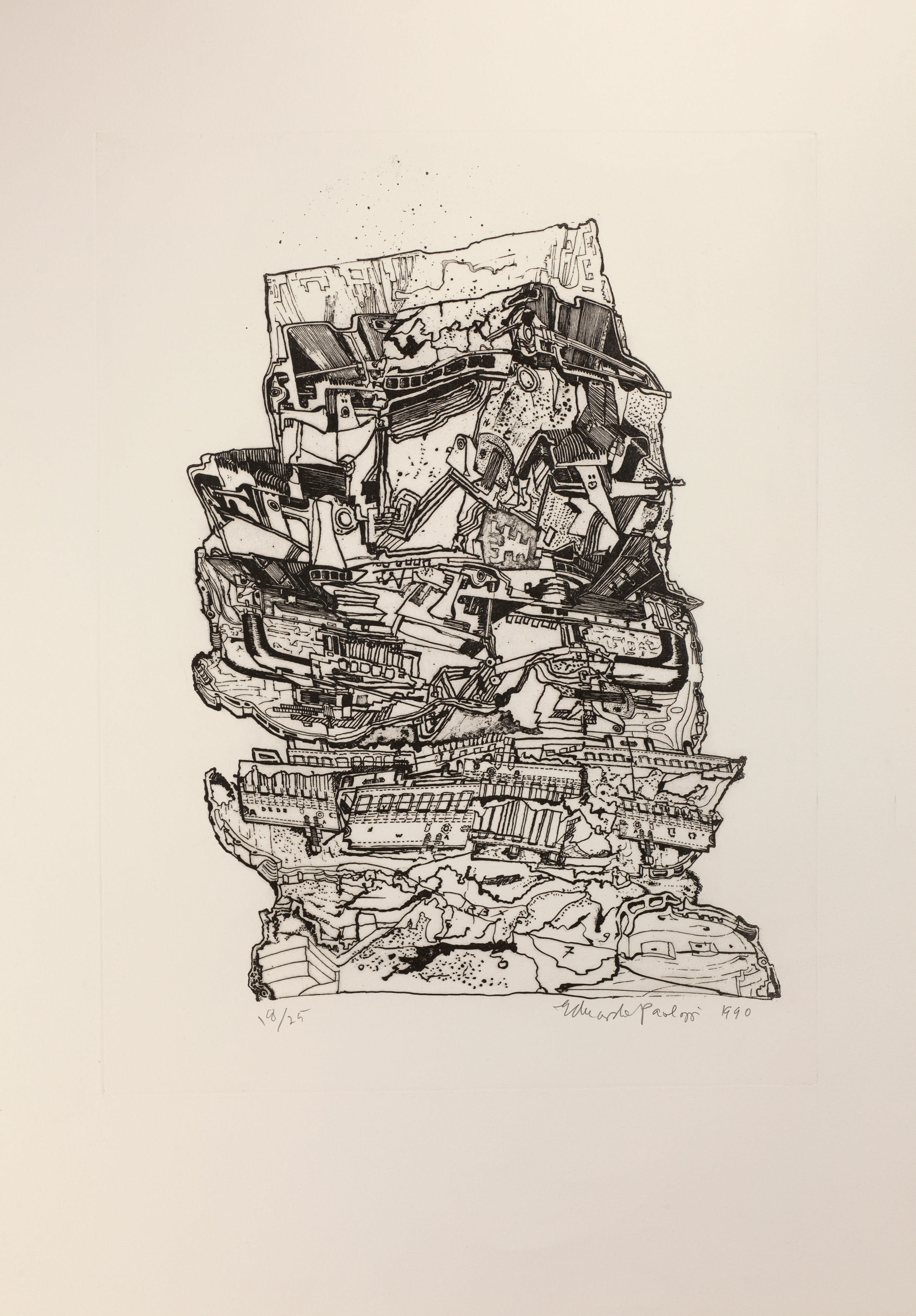Eduardo Paolozzi, Landscape IV, 1990 | shop.glasgowprintstudio.co.uk