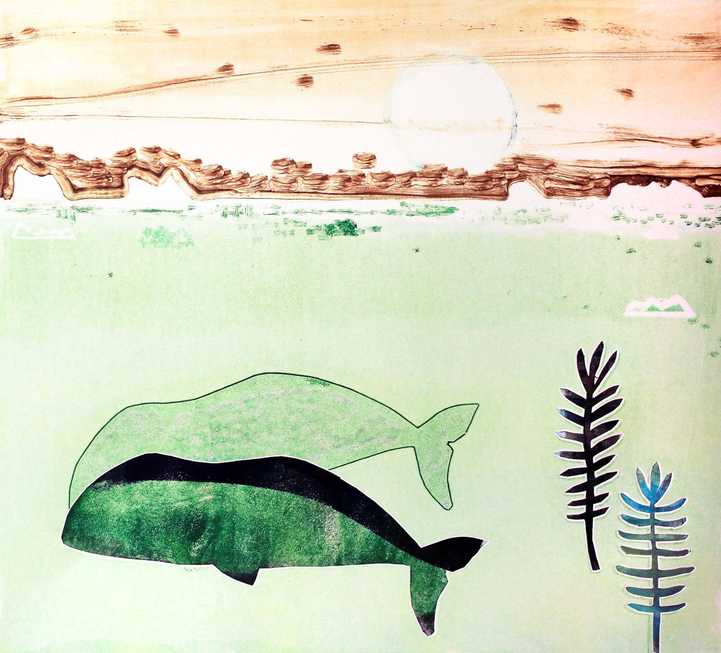 Lesley Burr, The great arctic song 3, 2024 | shop.glasgowprintstudio.co.uk