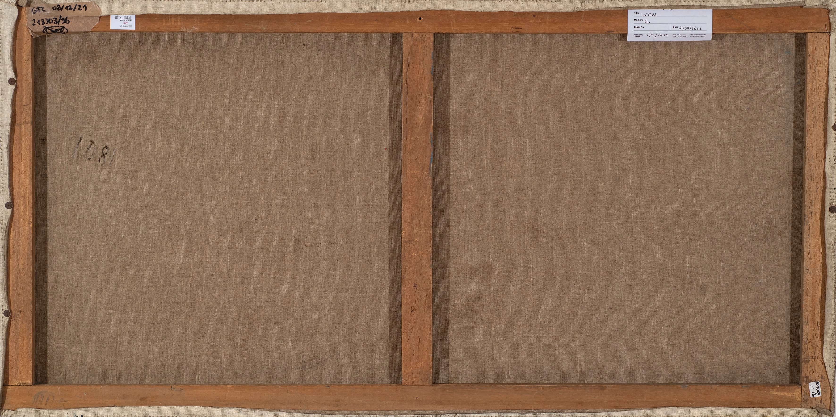 Syed Sadequain, Untitled (Reclining Figure), circa 1962 | Grosvenor Gallery