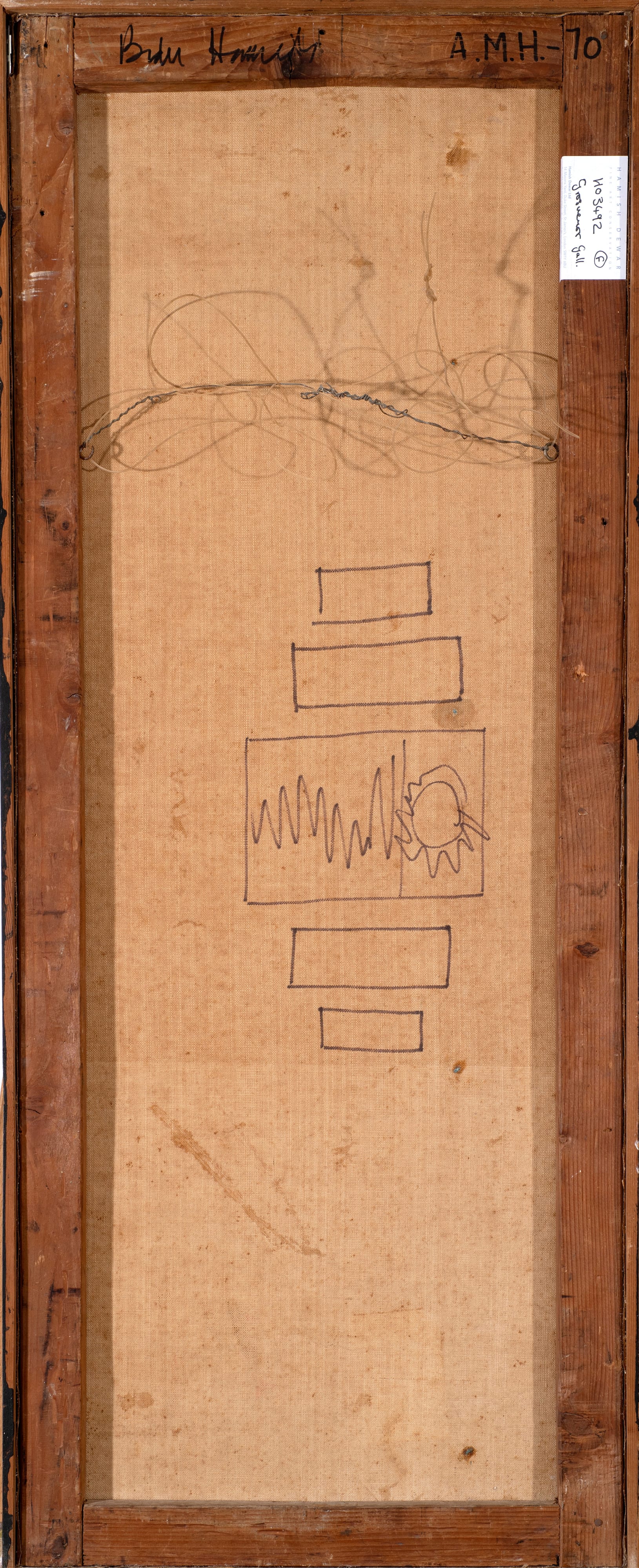 Syed Sadequain, Tribrid V, 1968 | Grosvenor Gallery