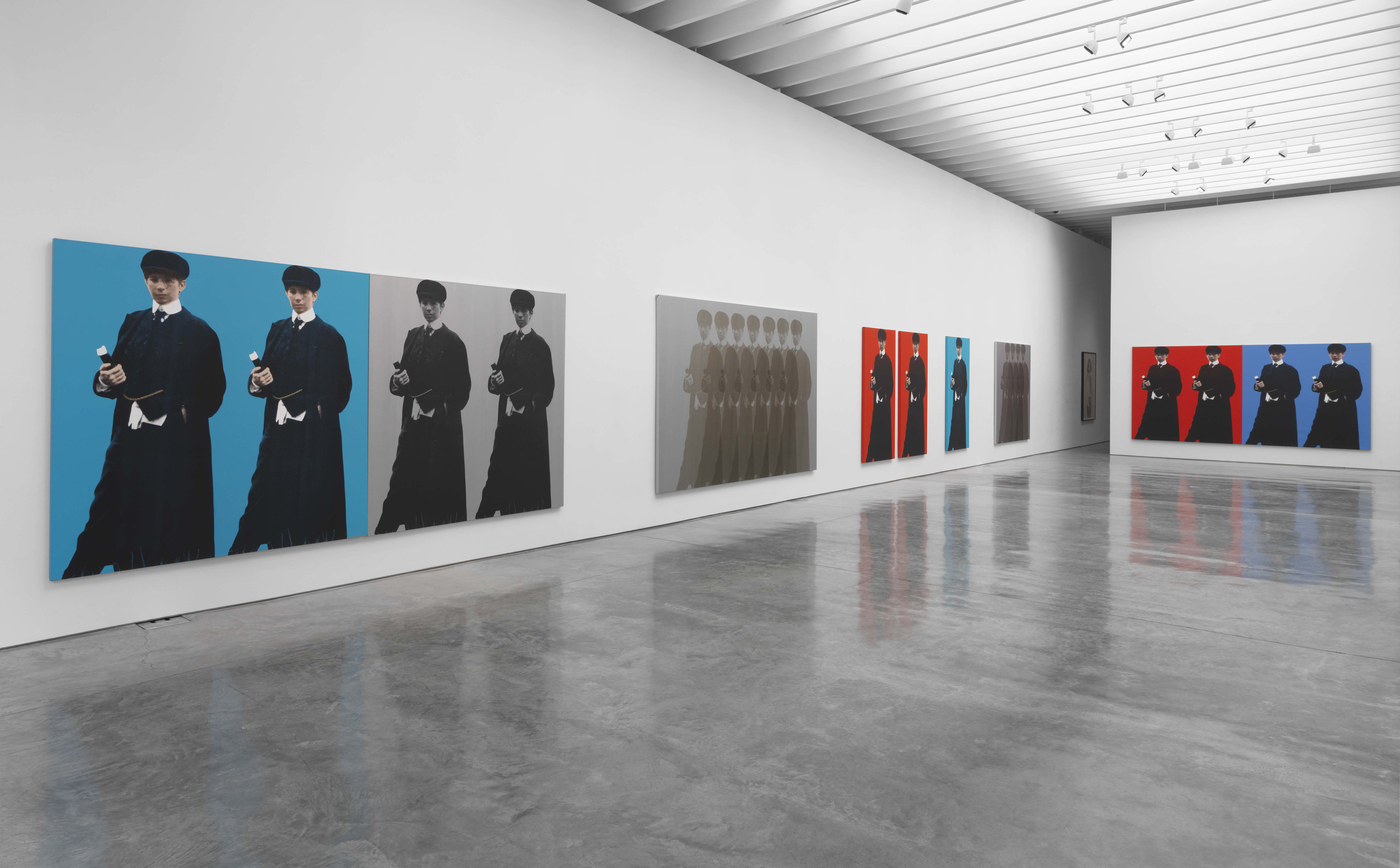 Deborah Kass, Seven Ghost Yentls (My Elvis), 1997 | Kavi Gupta Gallery