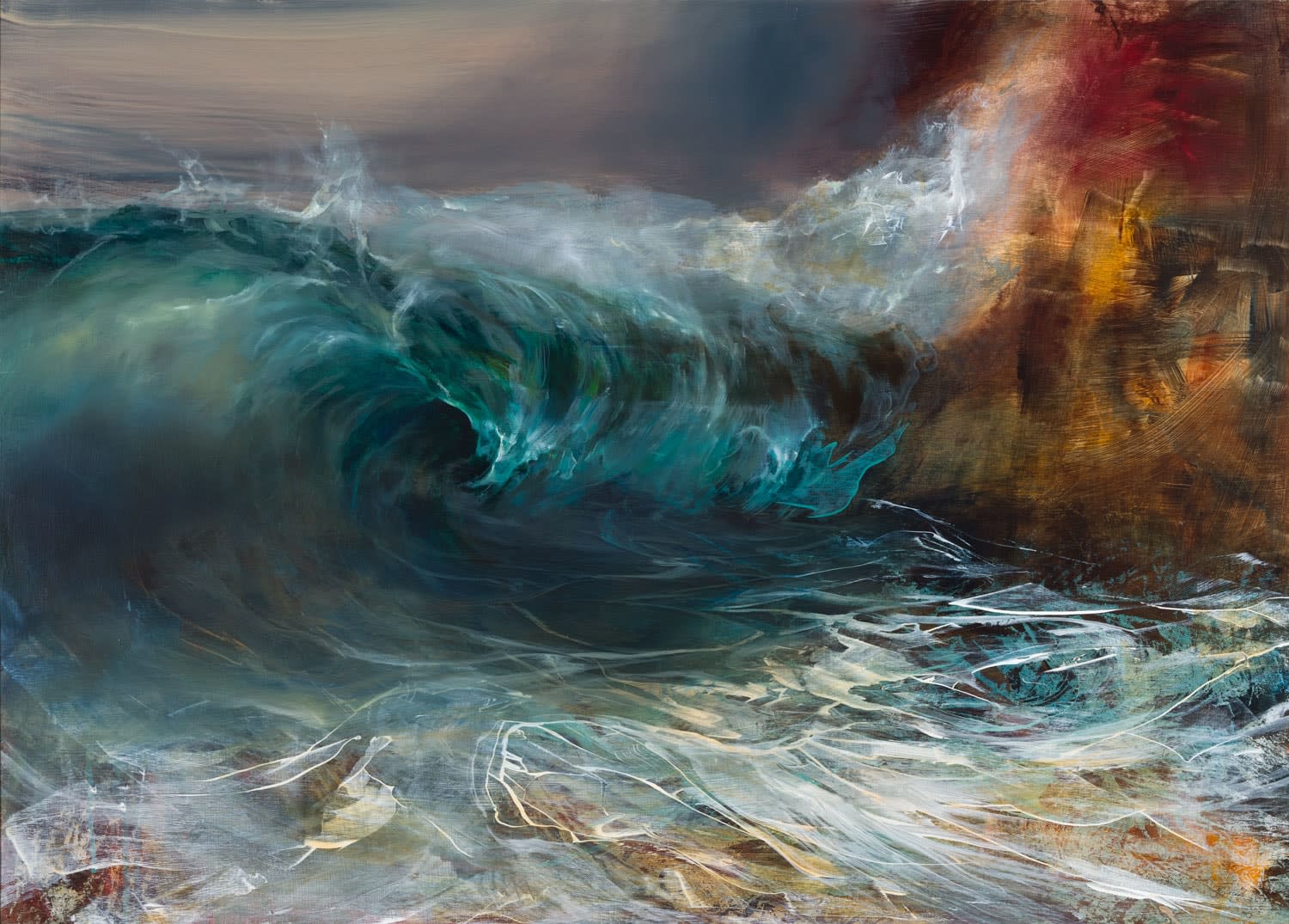 Beth Robertson Fiddes, Wave, Assynt, 2024 | Kilmorack Gallery Beth Robertson Fiddes, Wave, Assynt, 2024 | Kilmorack Gallery