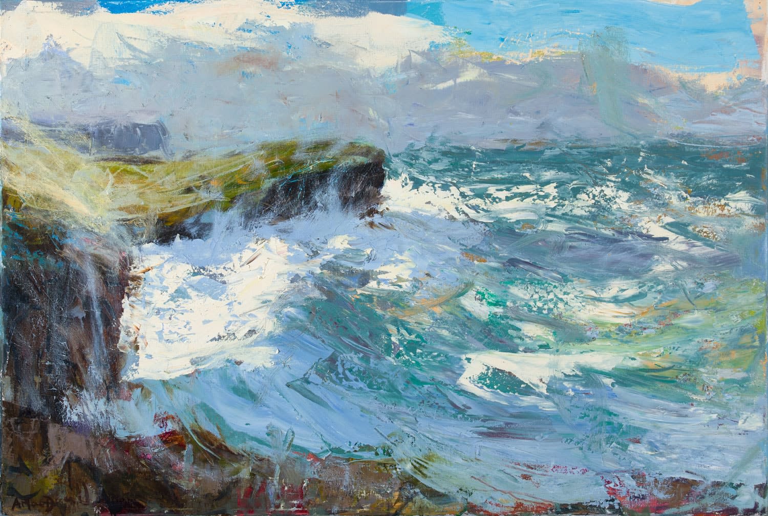 Allan MacDonald, cliff hanger, 2022 | Kilmorack Gallery