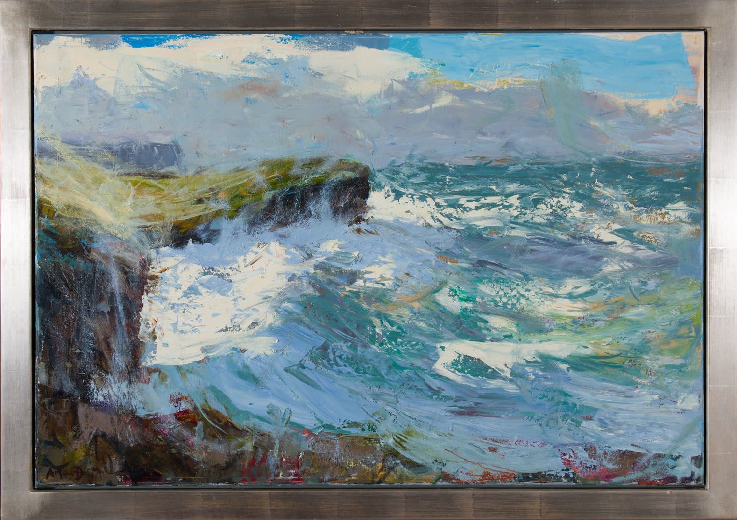 Allan MacDonald, cliff hanger, 2022 | Kilmorack Gallery