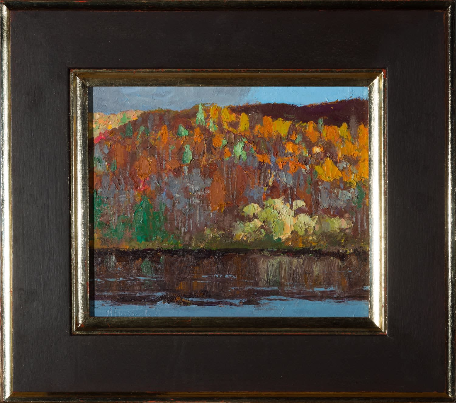 Allan MacDonald, Dark Autumn River, 2024 | Kilmorack Gallery