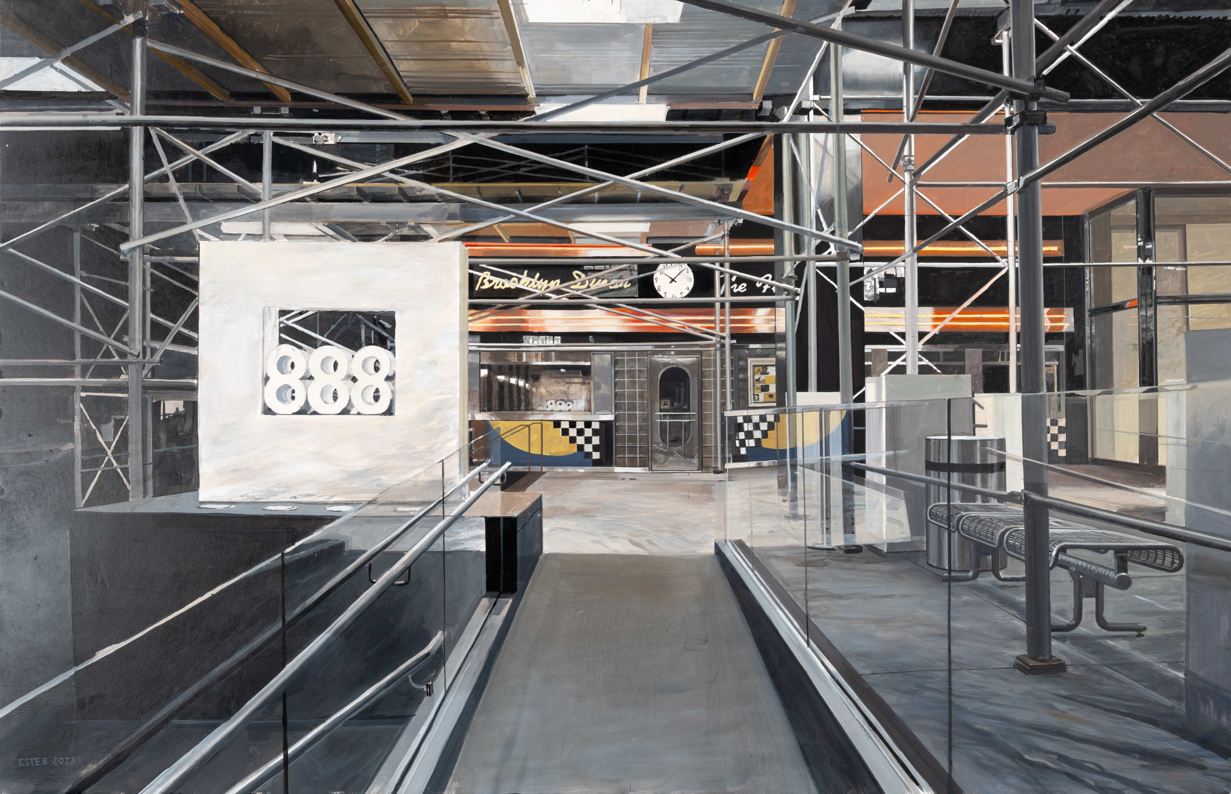 Richard Estes, 888, 2023 | Schoelkopf Gallery