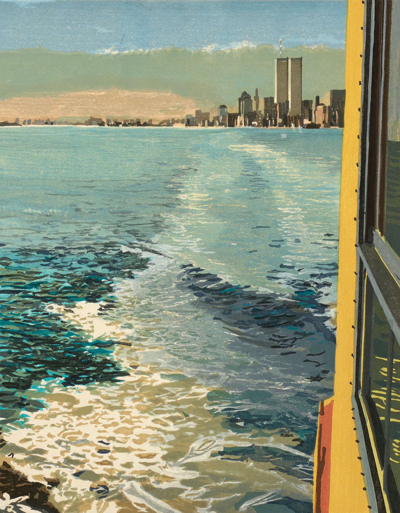 Richard Estes, Study VI, New York Harbor, 1997 | Schoelkopf Gallery