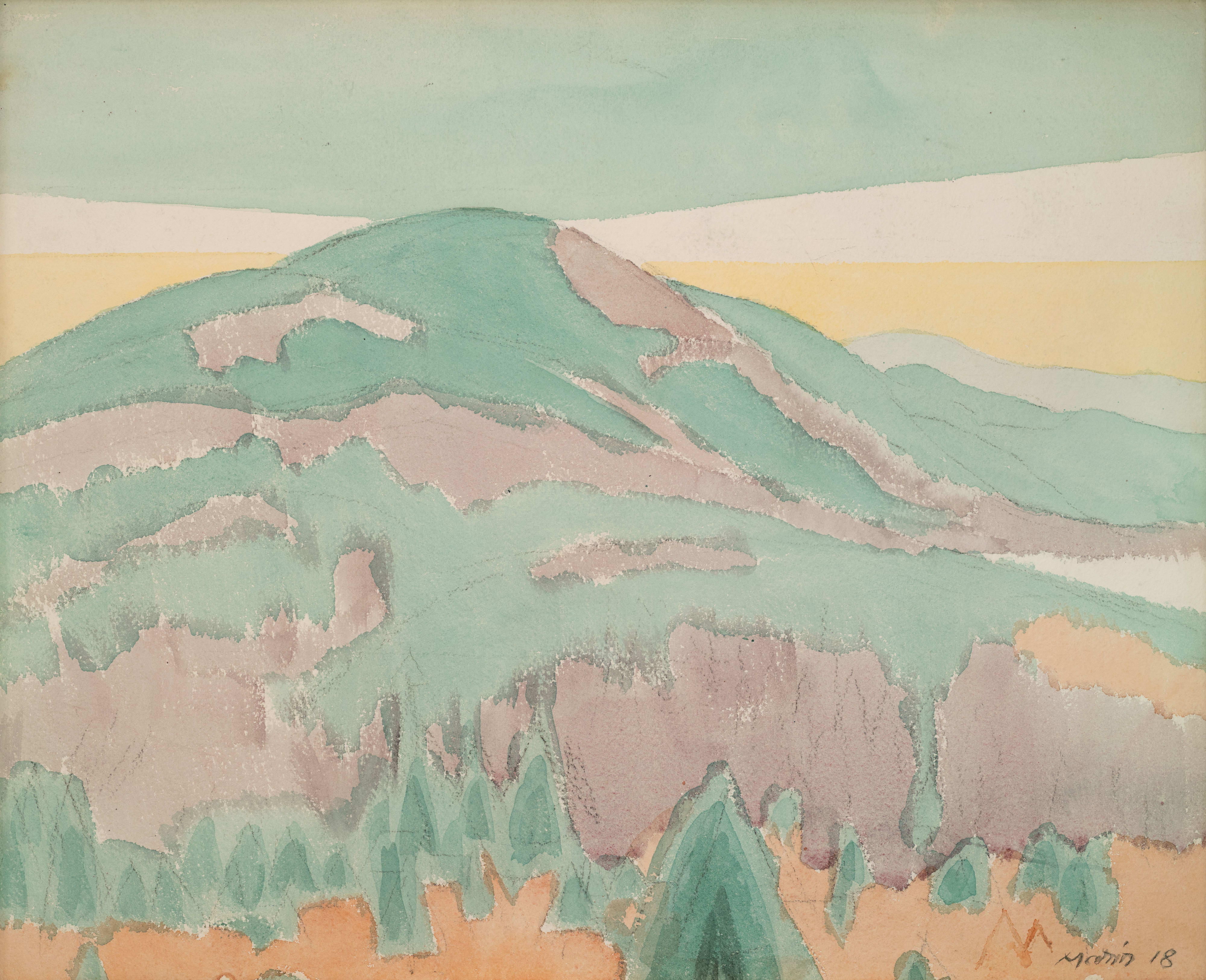 John Marin, Region Rowe, Massachusetts, 1918 | Schoelkopf Gallery