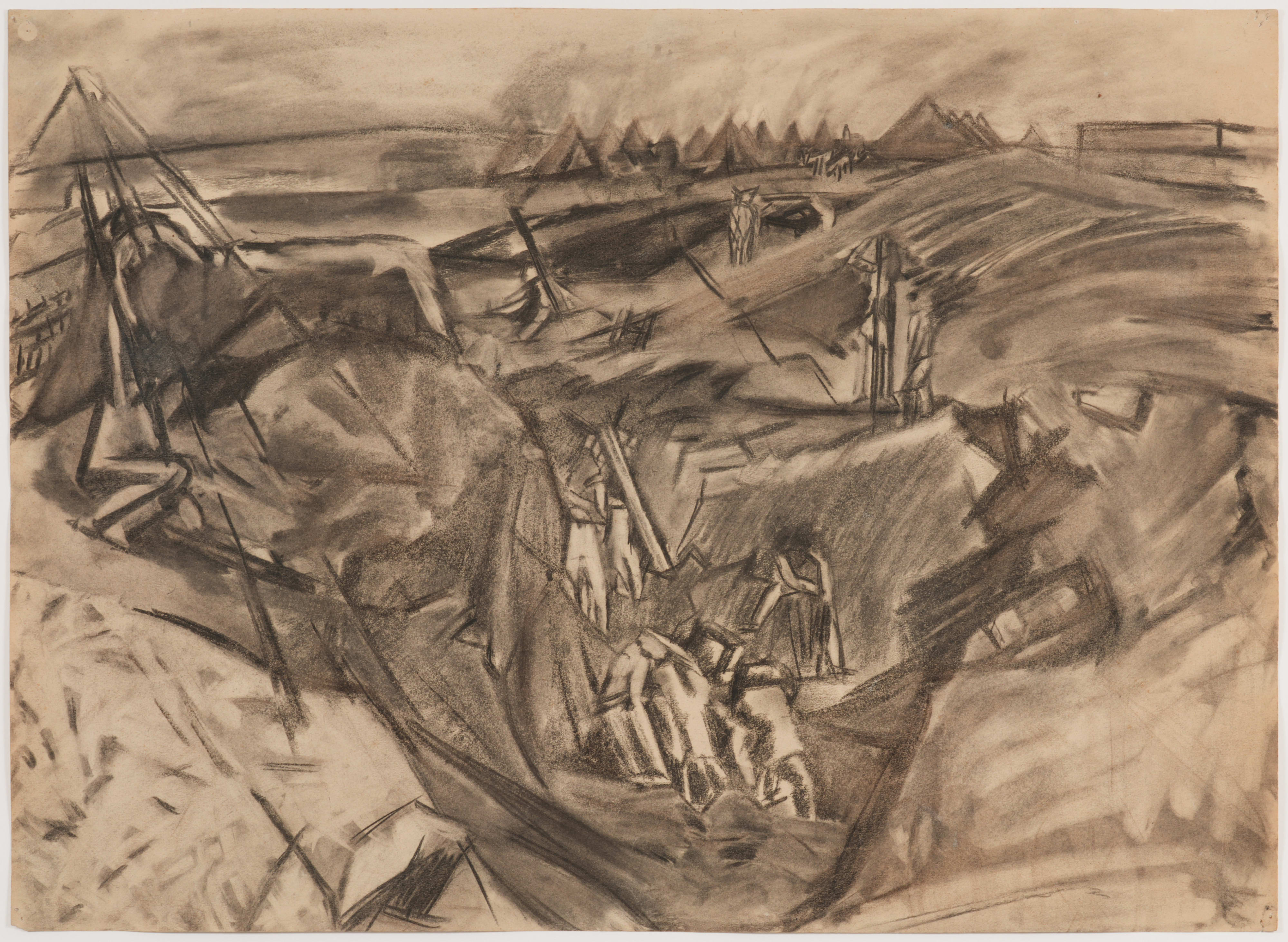 David Bomberg, Quarrying, c.1925 | Portland Gallery