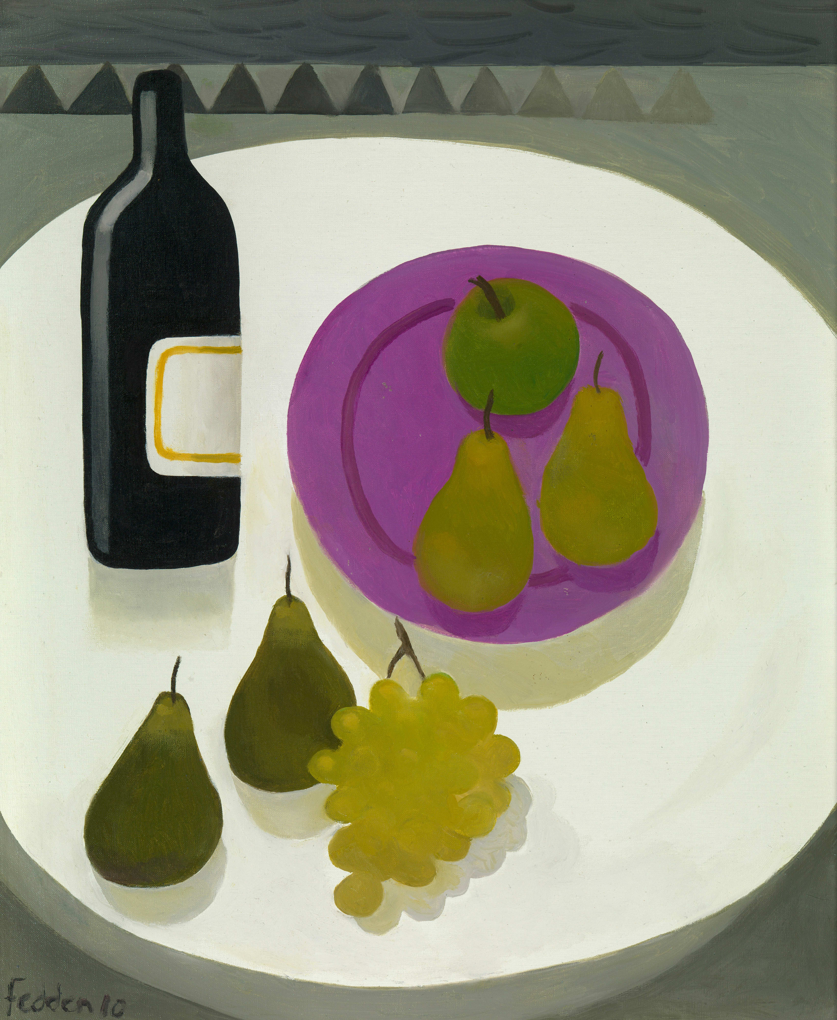 Mary Fedden, Four Pears, 2010 | Portland Gallery