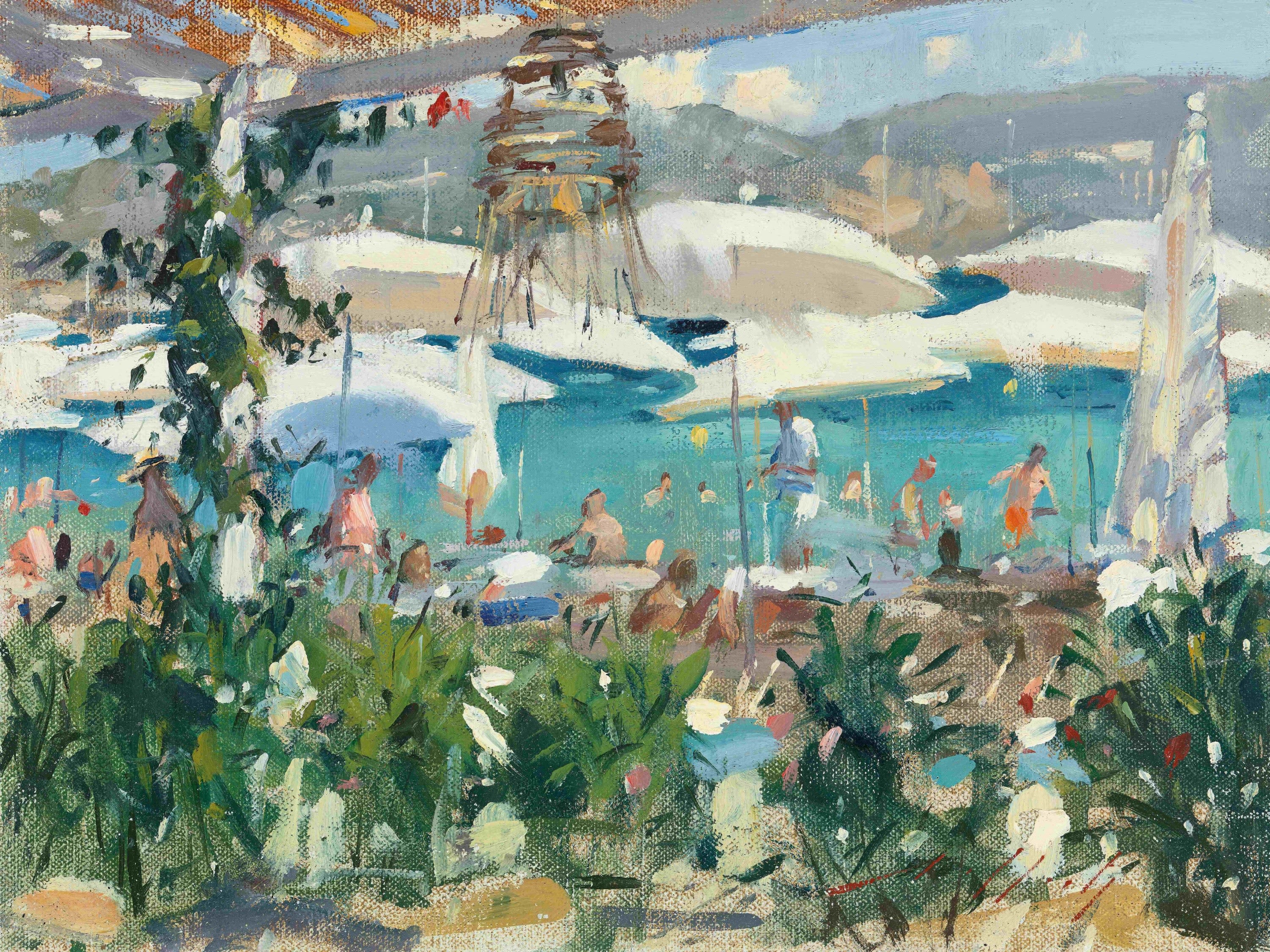 Paul Rafferty, Shade of the Pergola Paloma, 2022 | Portland Gallery