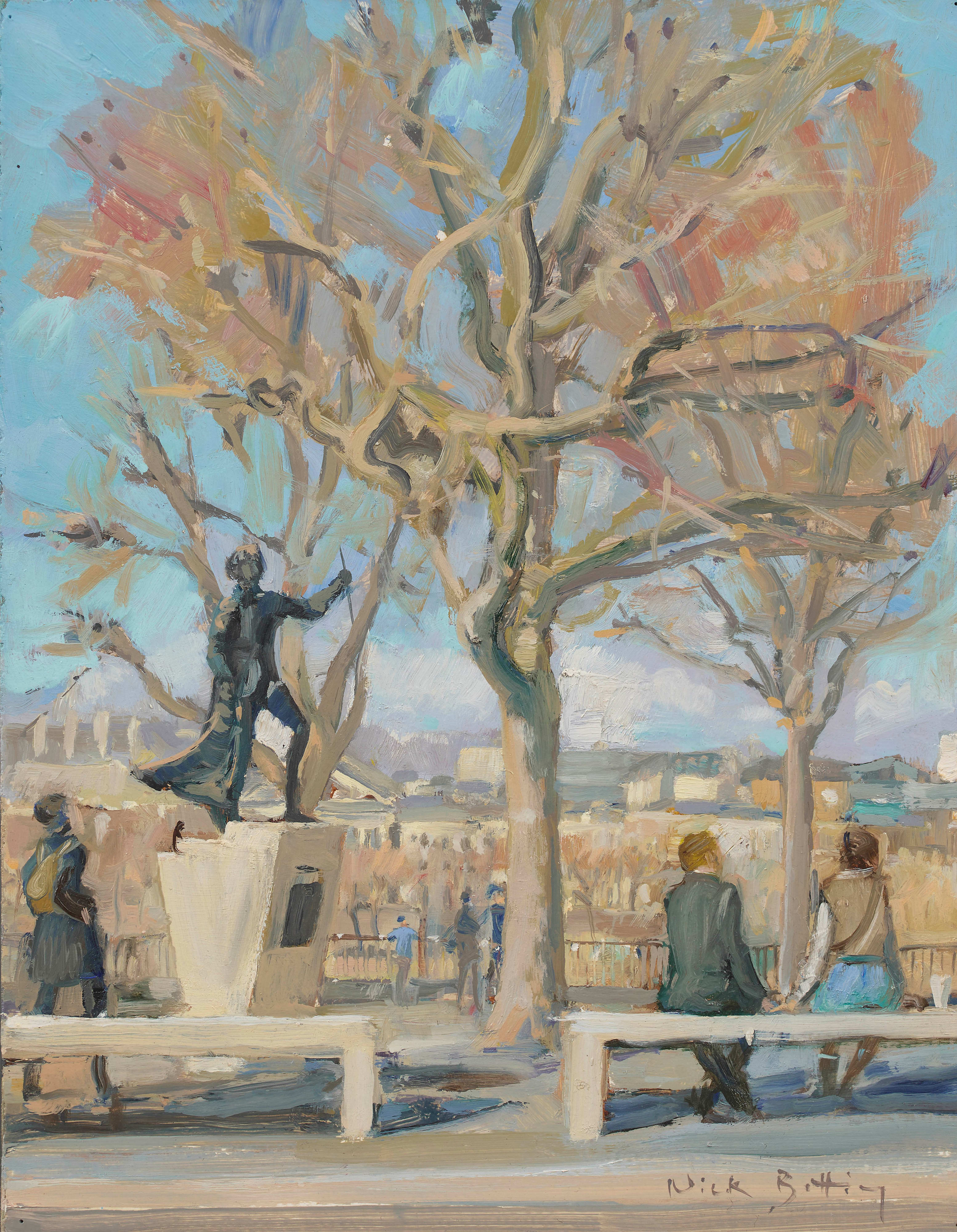 Nick Botting, The Southbank in Spring | Portland Gallery