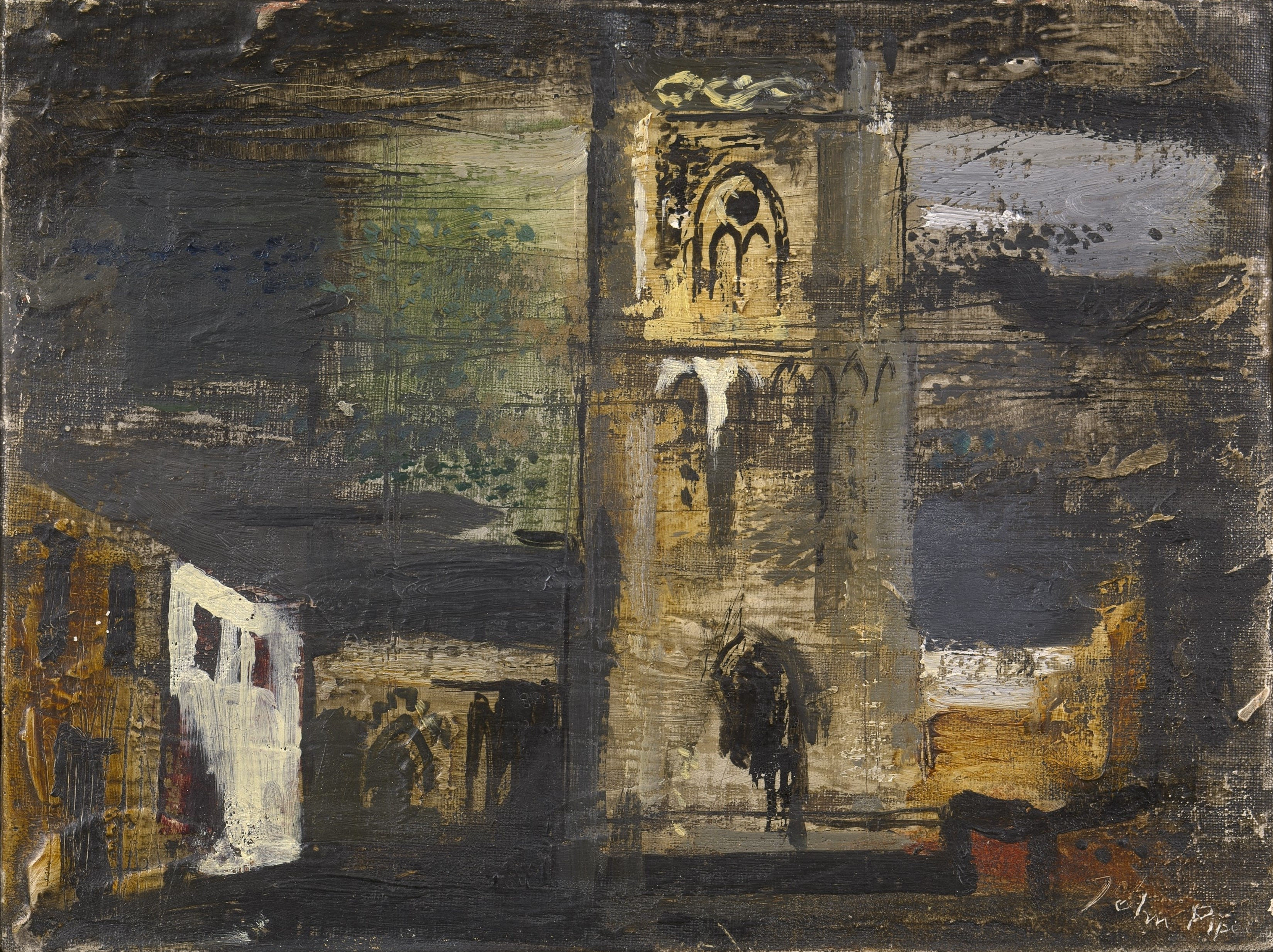 John Piper, Cathedral Square, 1947 | Portland Gallery