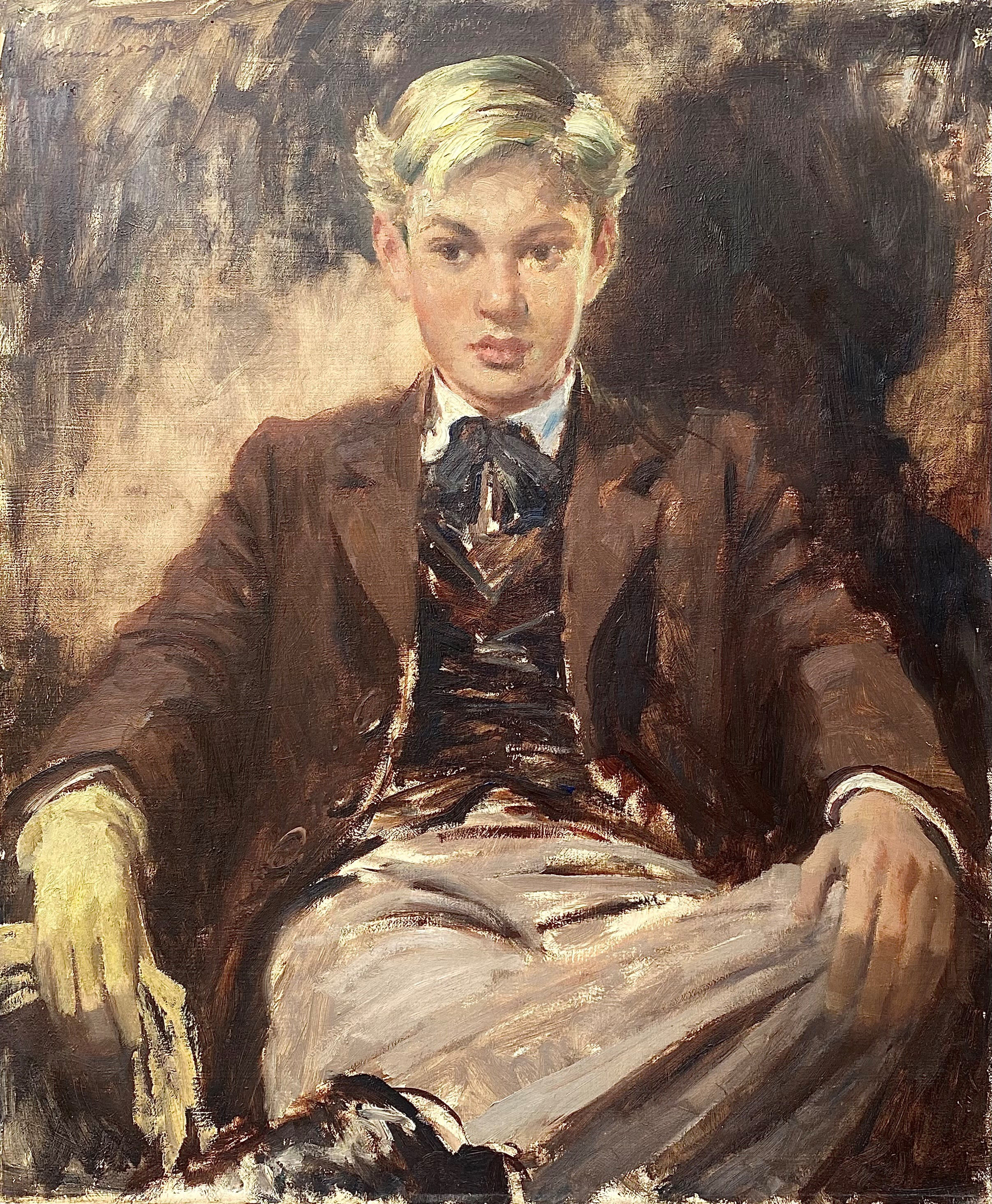Edward Seago, Portrait of Jeremy Spenser, 1953 | Portland Gallery