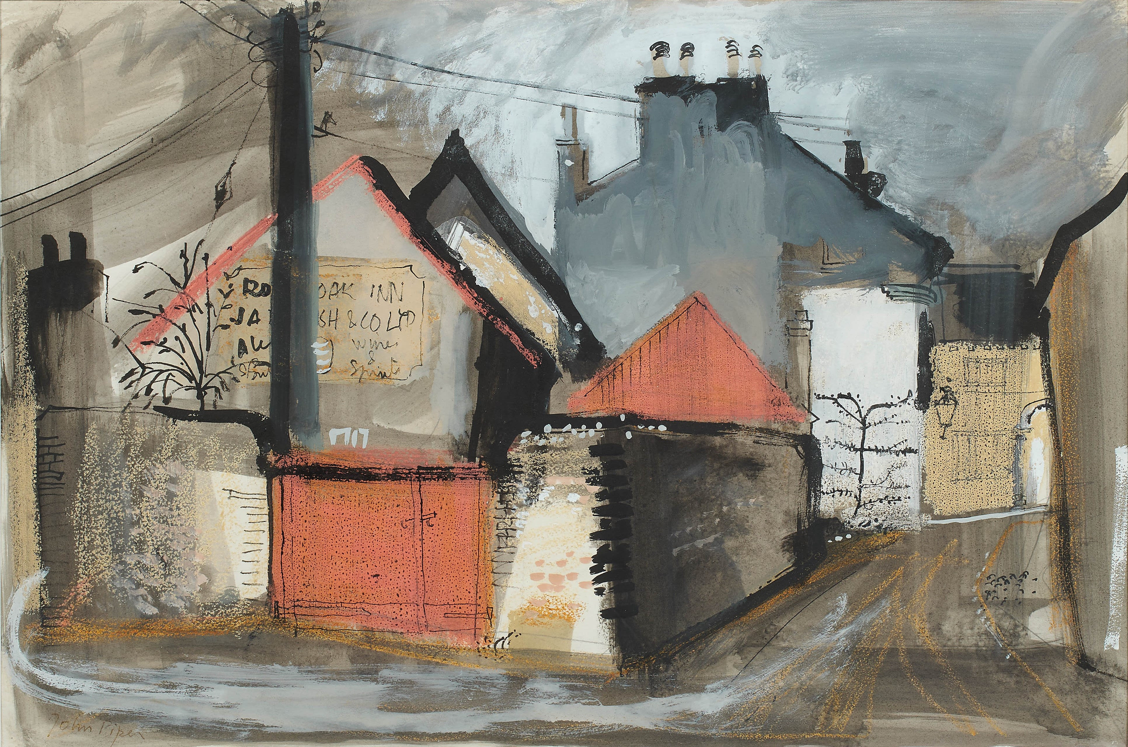 John Piper, Cerne Abbas, circa 1958 | Portland Gallery