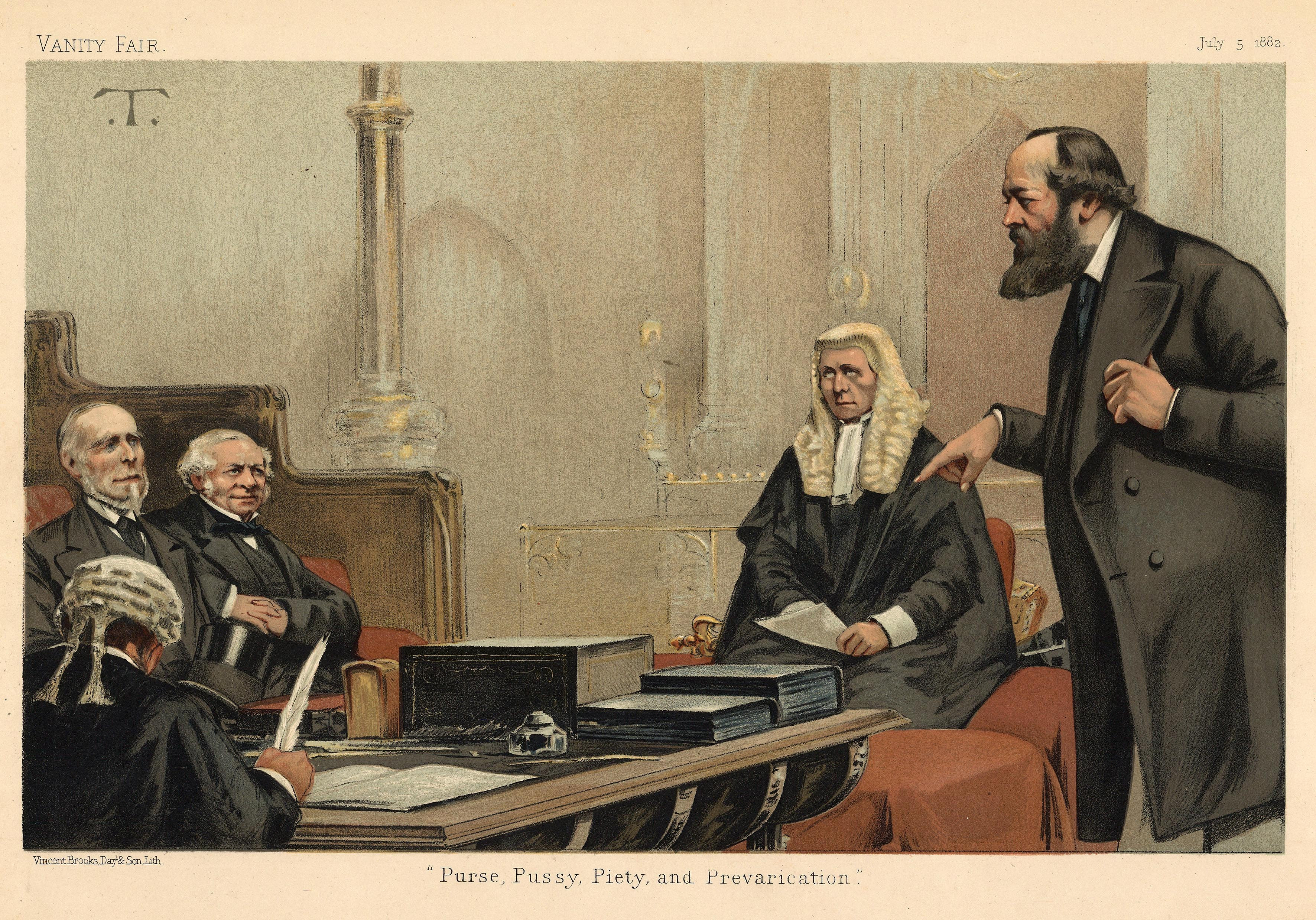 Vanity Fair, London - House of Commons, 1882 | The Map House