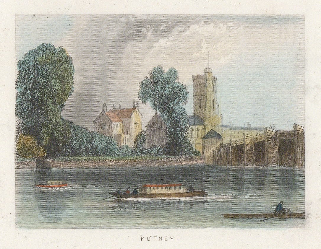 John Tallis, London - Putney, 1851 | The Map House
