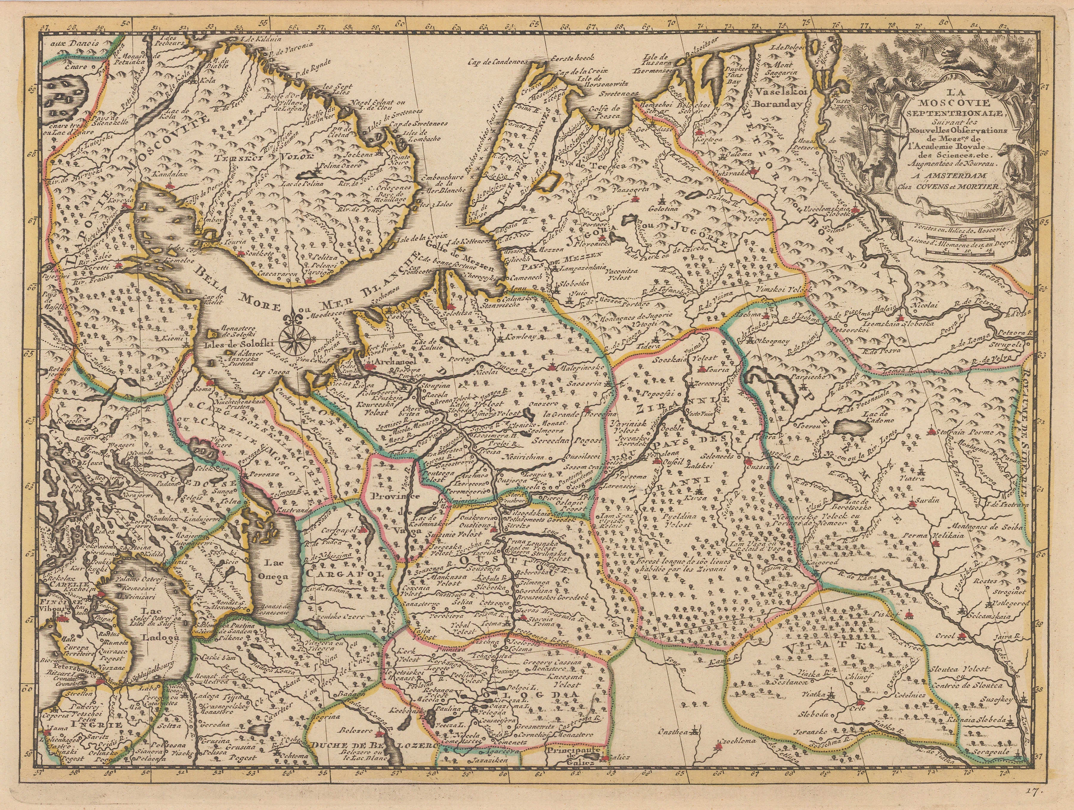 Covens (Jean) & Mortier (Cornelius), Northern part of the Grand Duchy ...