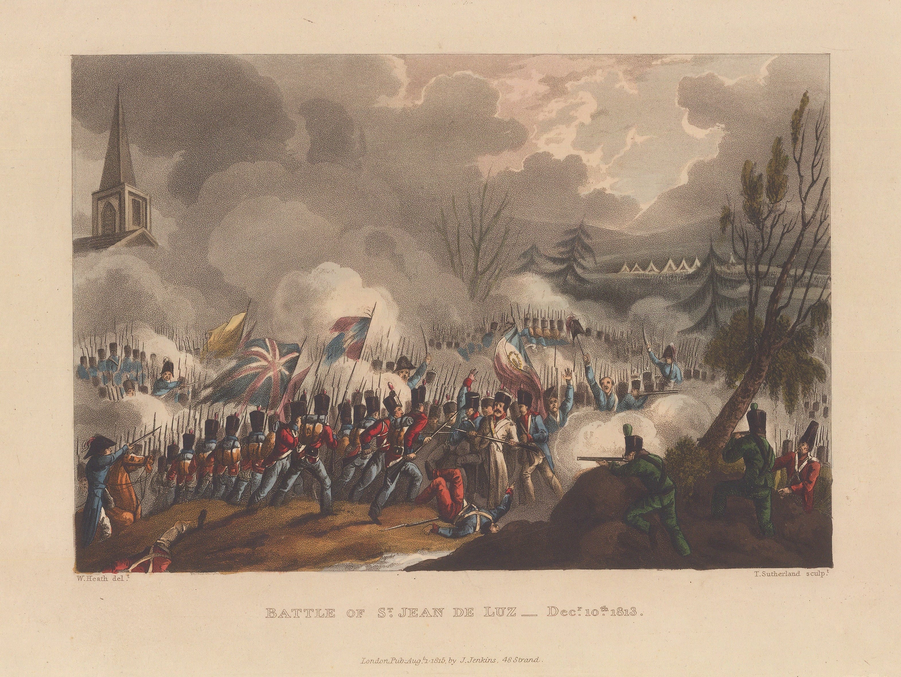 James Jenkins, British Army - Battle of St Jean De Luz, 1813, 1815 ...
