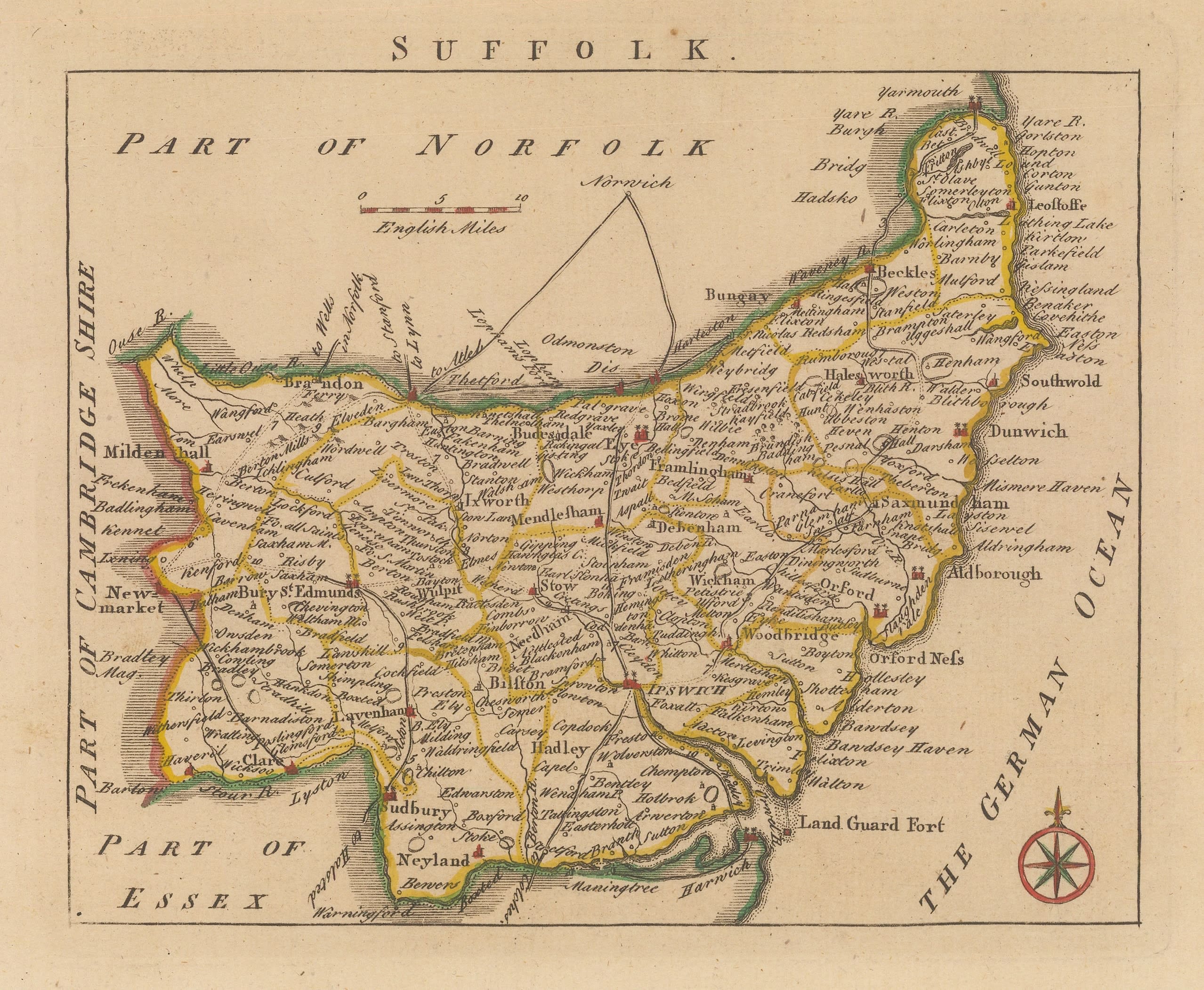 Russell & Price, Suffolk, 1769 | The Map House