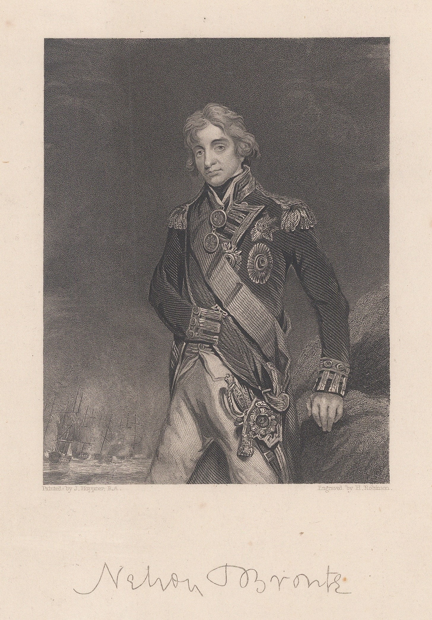 Thomas Lawrence, Capt Horatio Nelson, 1840 c. | The Map House