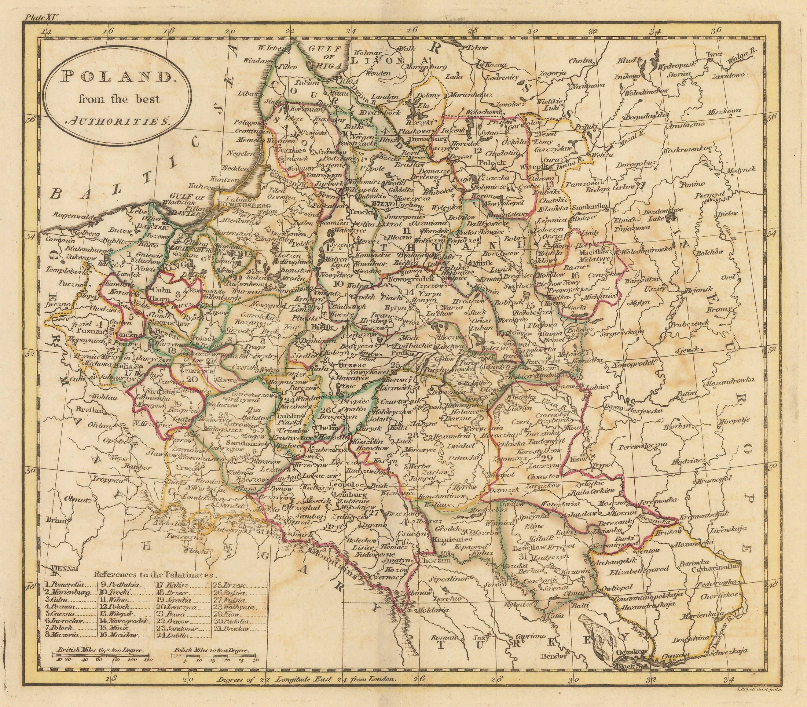 William Guthrie, Poland, 1794 | The Map House