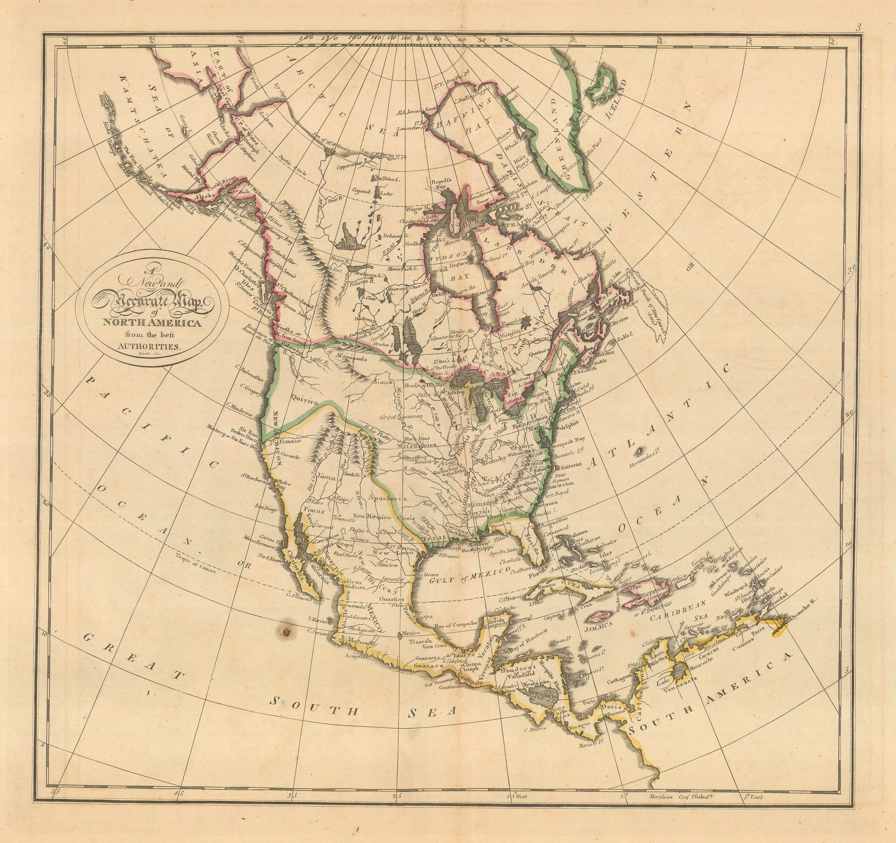 Matthew Carey, North America, 1818 | The Map House