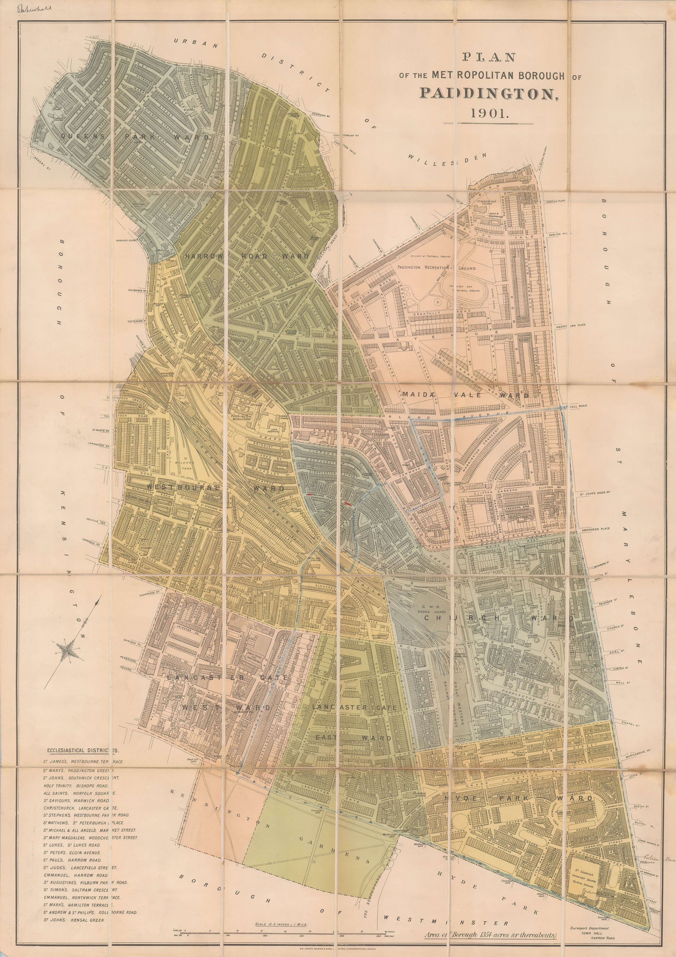 Sir Joseph Causton & Sons, The Metropolitan Borough of Paddington, 1901 ...