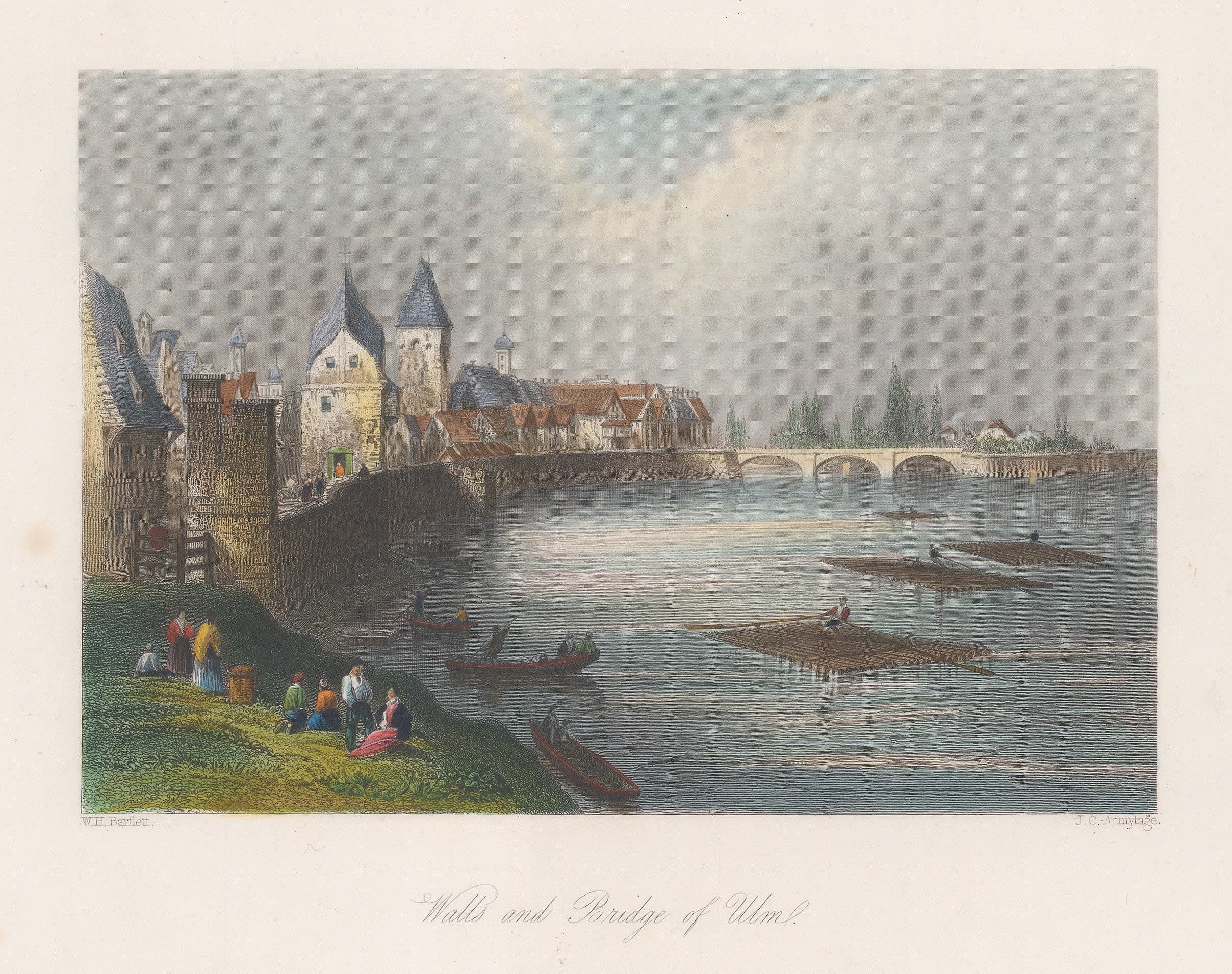 William Beattie, Germany - Ulm, 1844 | The Map House