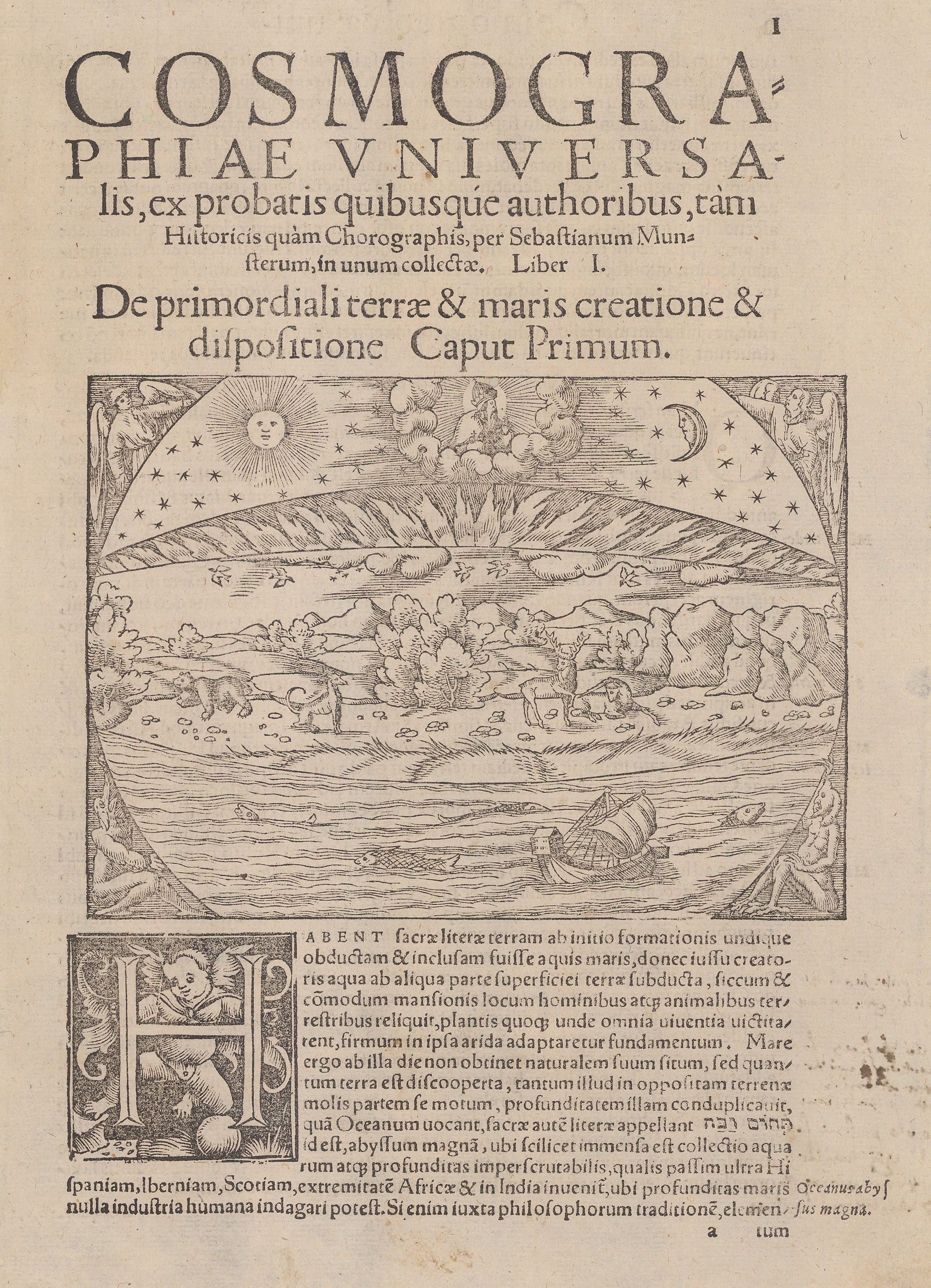 Sebastian Münster, Cosmographiae Universalis, 1558 | The Map House