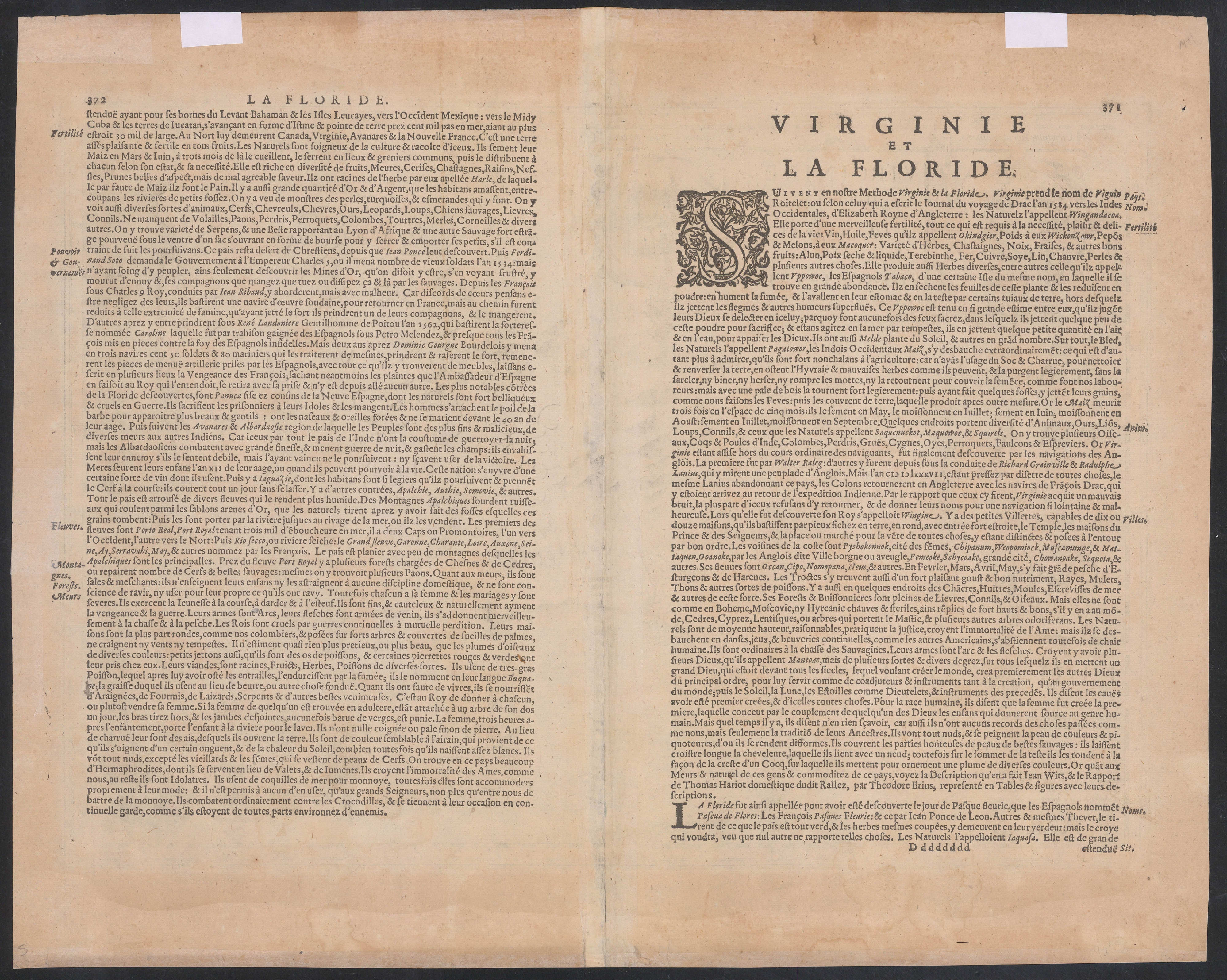 Jodocus Hondius, Southeast coast of the United States, 1619 | The Map House