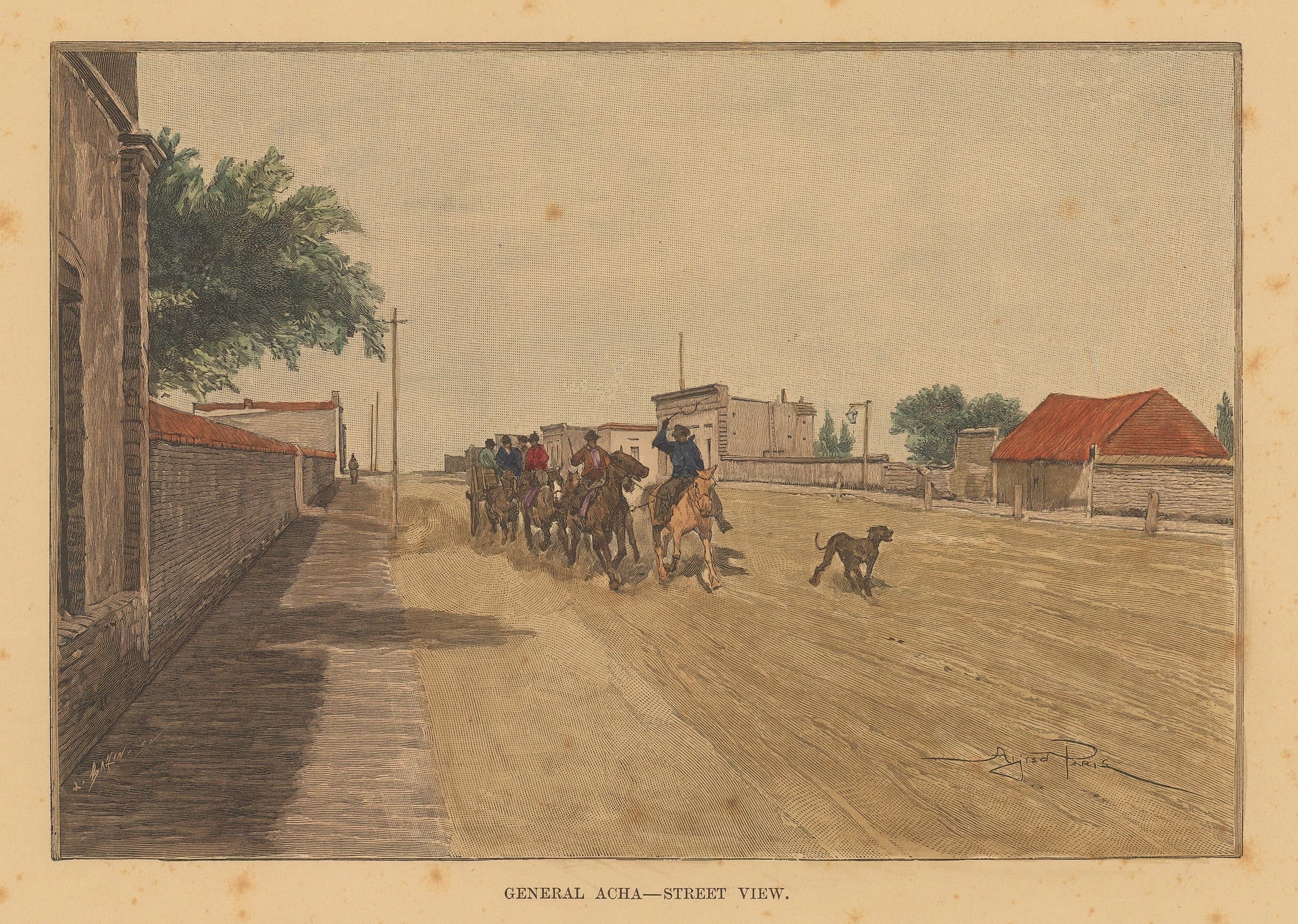 Jean Jacques Élisée Reclus, Argentina - Acha, 1894 | The Map House