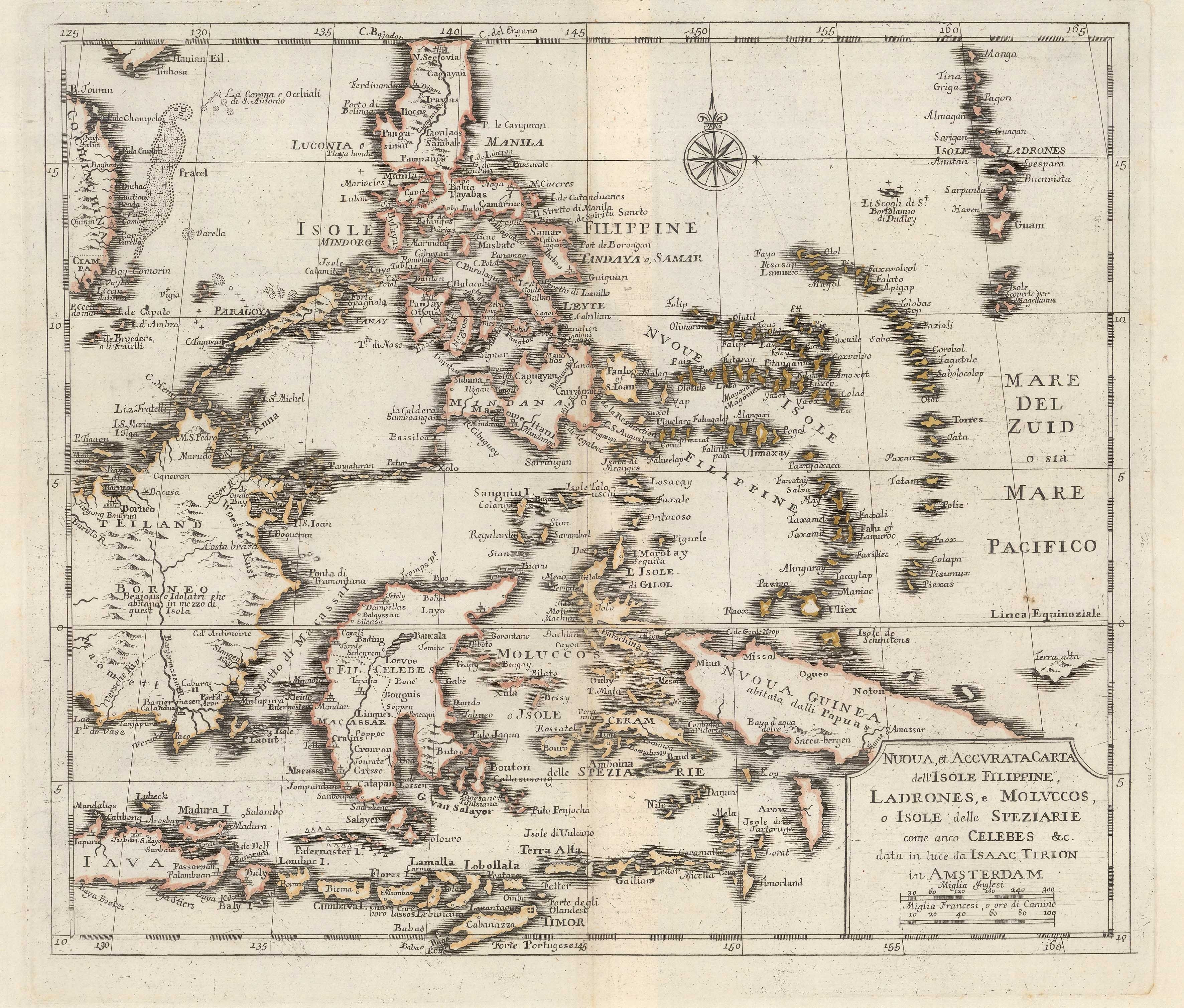 Isaac Tirion, Southeast Asia, 1744 | The Map House