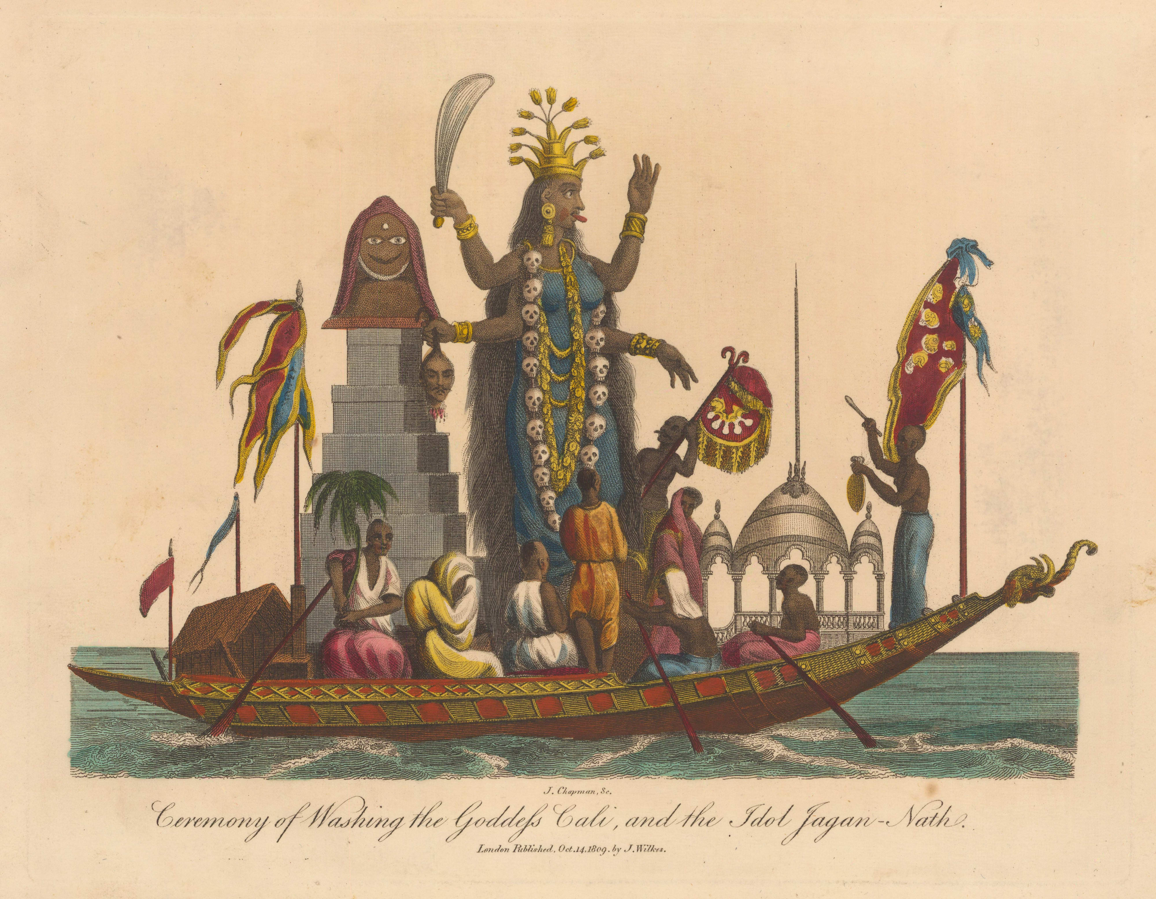 John Wilkes India Hinduism 1811 The Map House